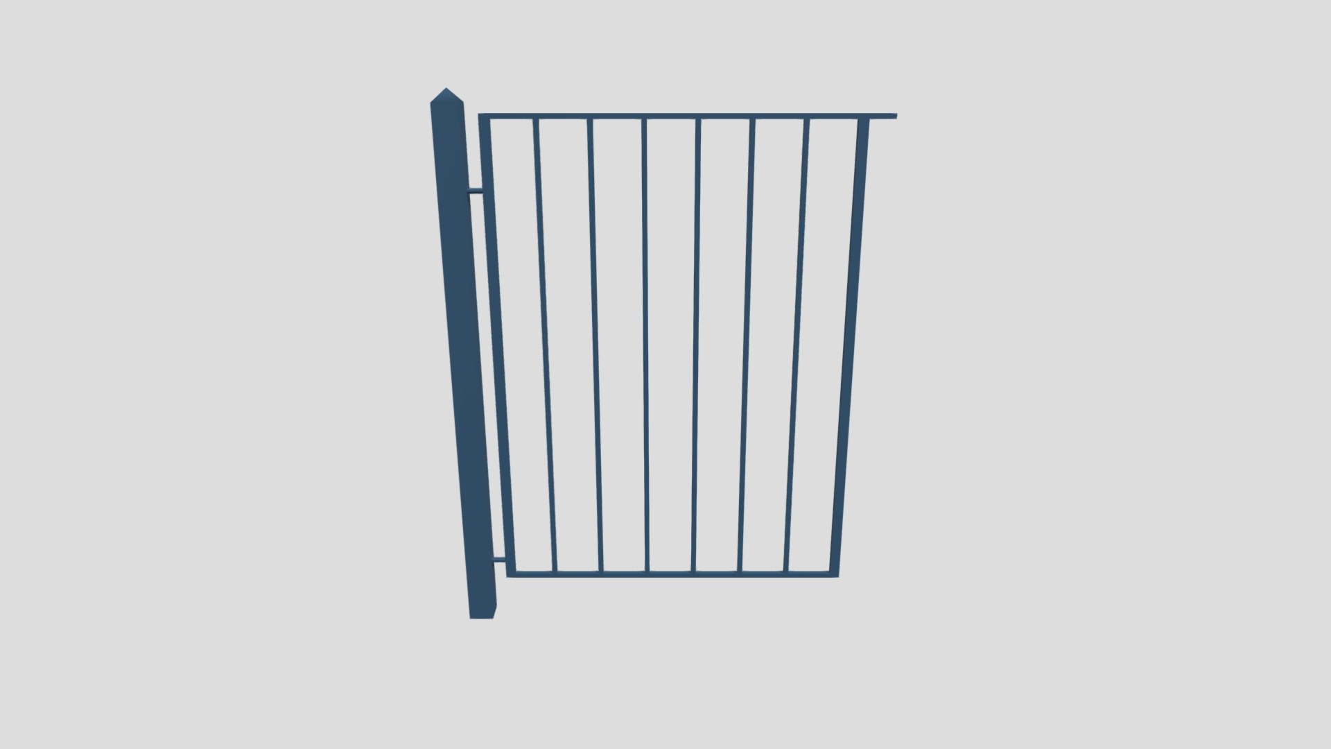 Fence grid gate - Download Free 3D model by 1-3D.com [3ee6b8c] - Sketchfab