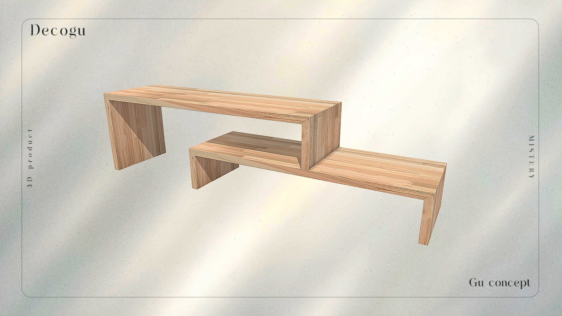 Minimalist Wooden Design - Download Free 3D model by Tom Au (@trietau ...