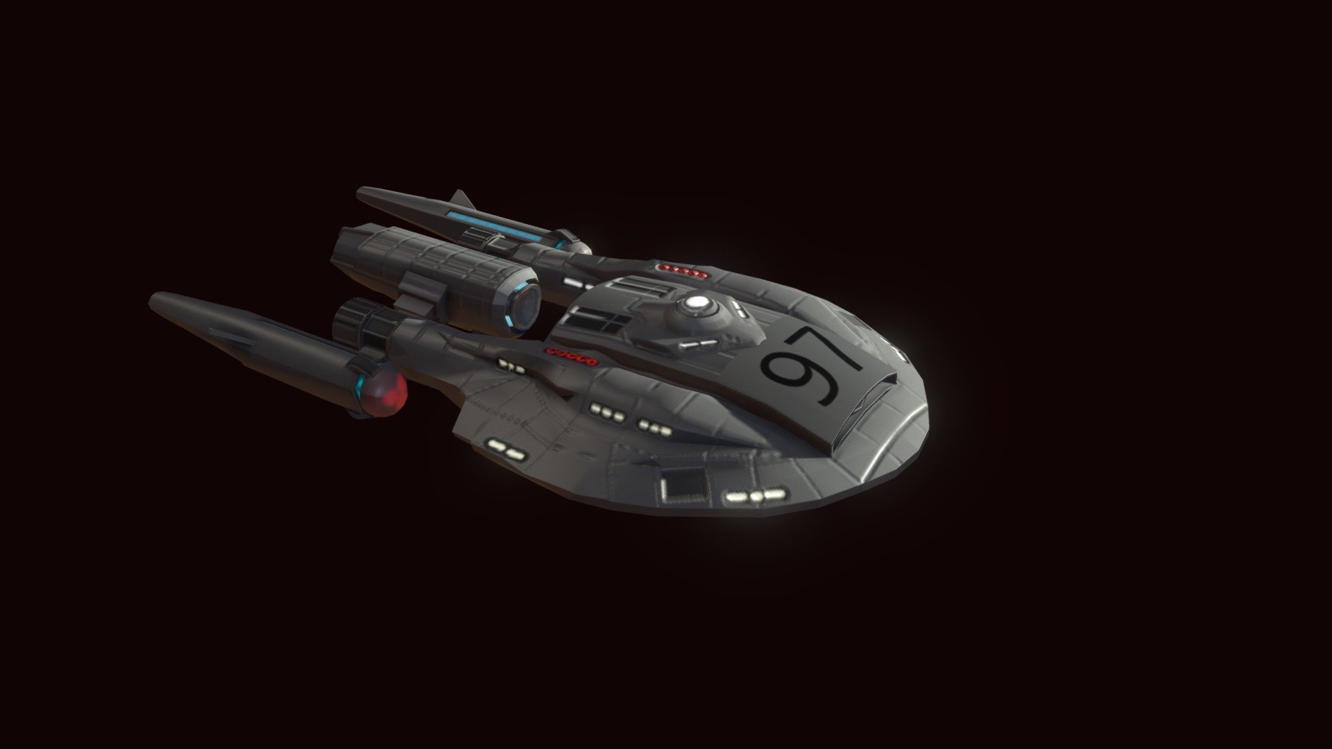 USS Borealis (Ec Henry pacific 201 inspired) - Download Free 3D model ...