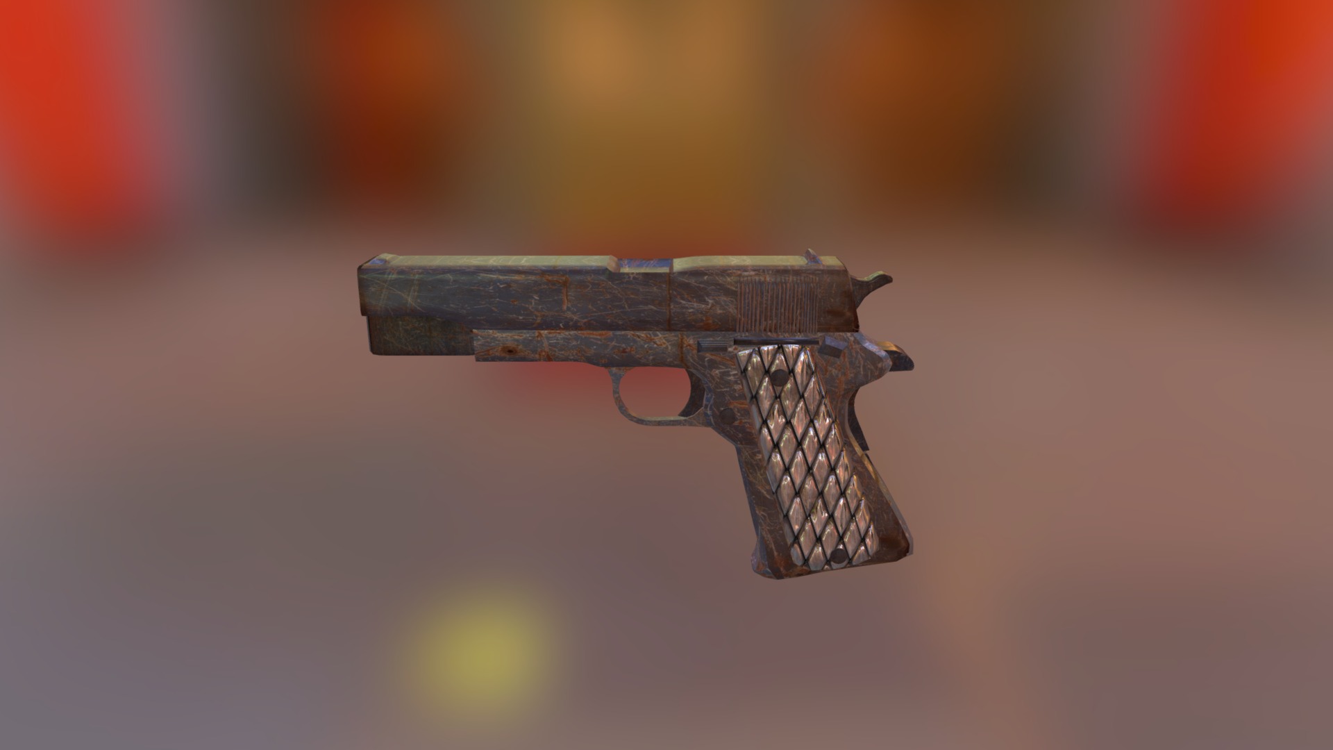 Handgun - 3D model by Heroiic [3eeaeee] - Sketchfab