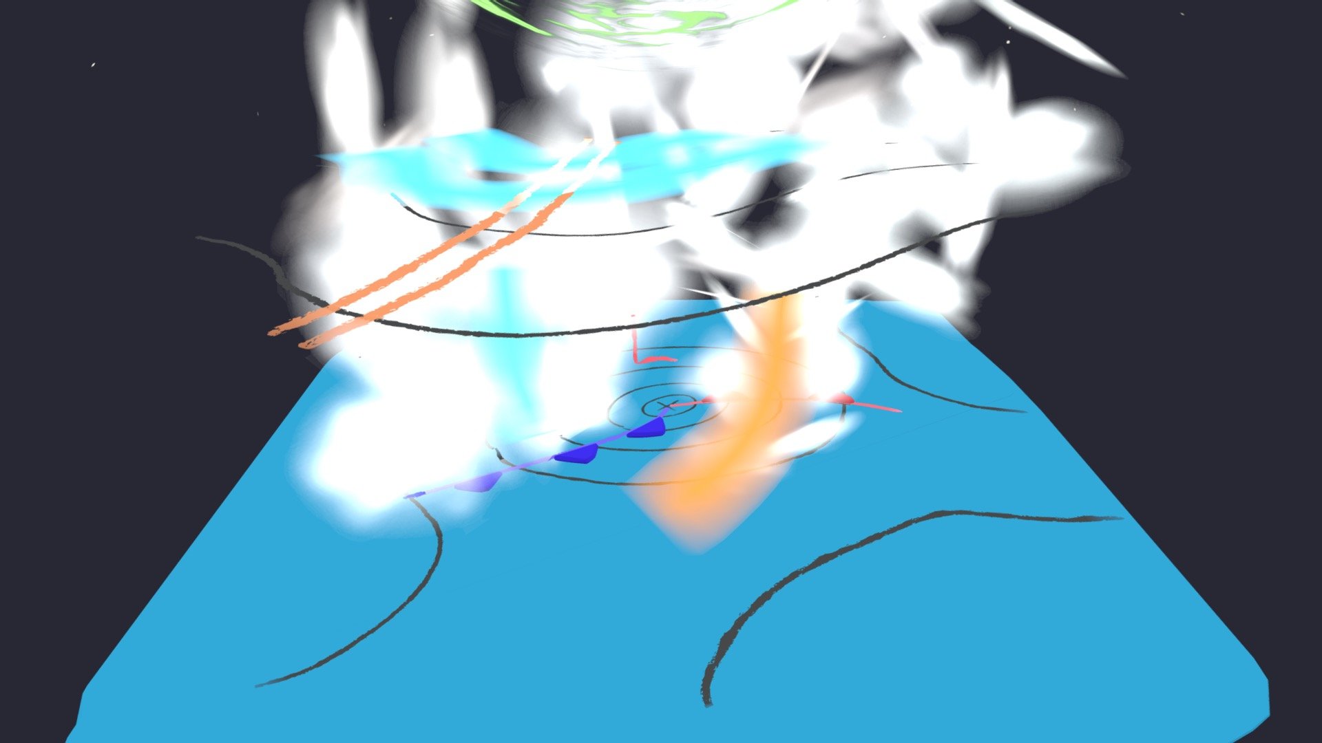 VR Weather Map 2 - Download Free 3D model by Weather Art (@WeatherArt ...