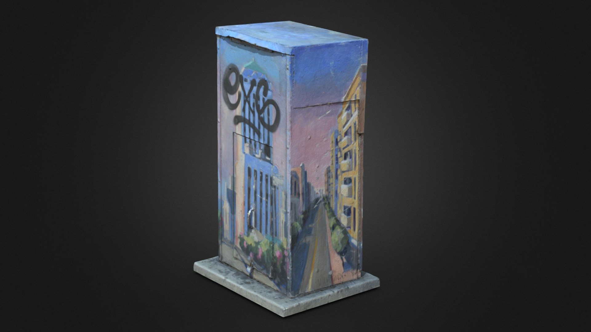 Electrical Box Street Art 3 - 3D model by PhotoGramGear [3eef36f ...