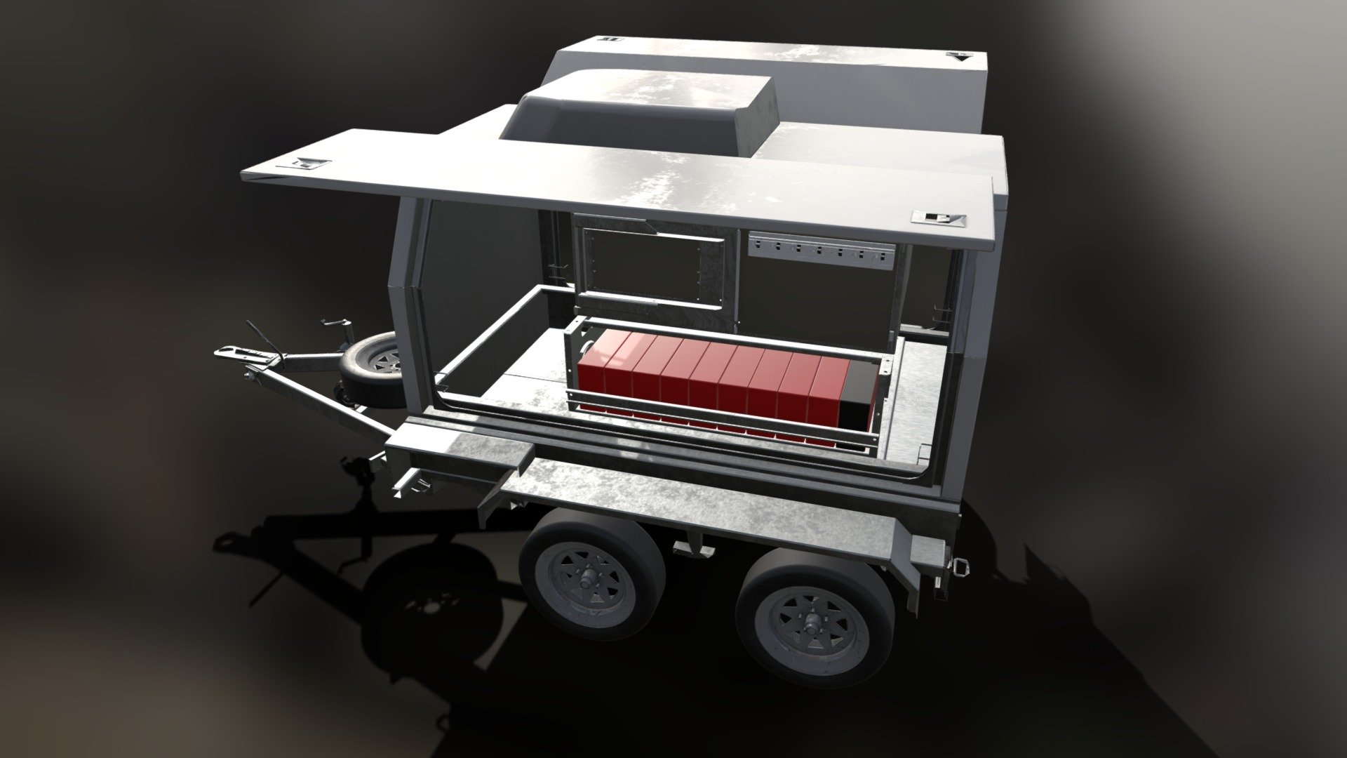 Battery Trailer Assembly - 3D model by Digital BIM Solutions ...