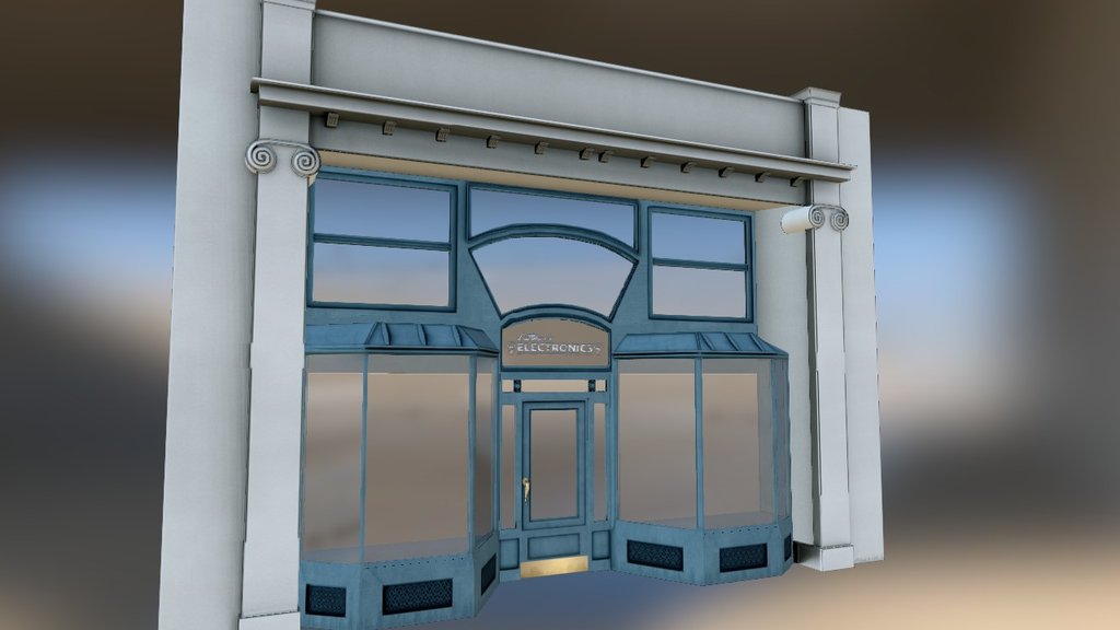 Store Front 2 - 3D model by Tate3d [3ef0b37] - Sketchfab