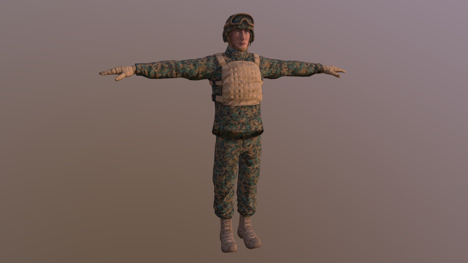 US Marine - Download Free 3D model by doctortex [3ef17e7] - Sketchfab