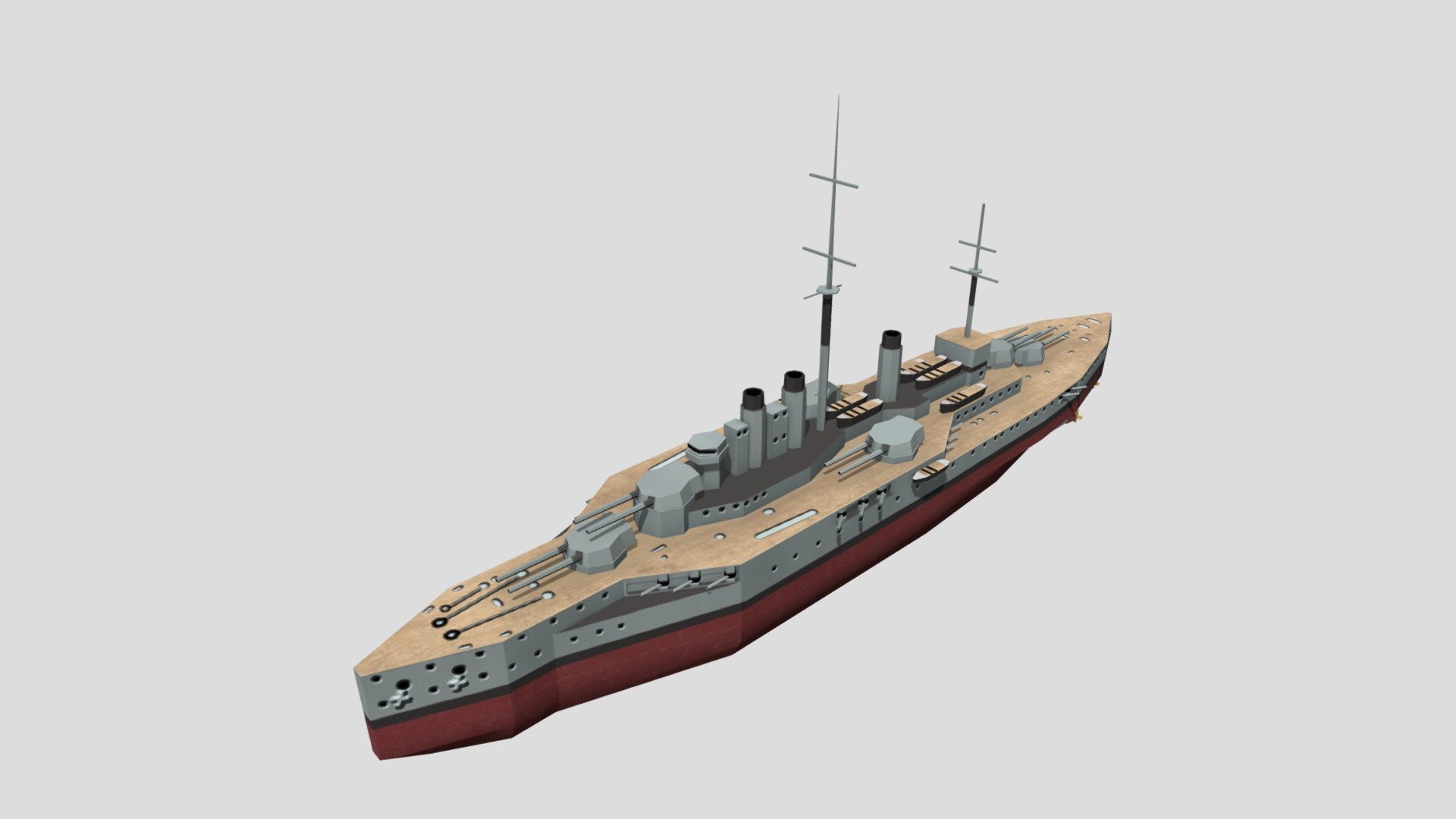 MN Courbet 1913 - Download Free 3D model by adrielcz [3ef3a70] - Sketchfab