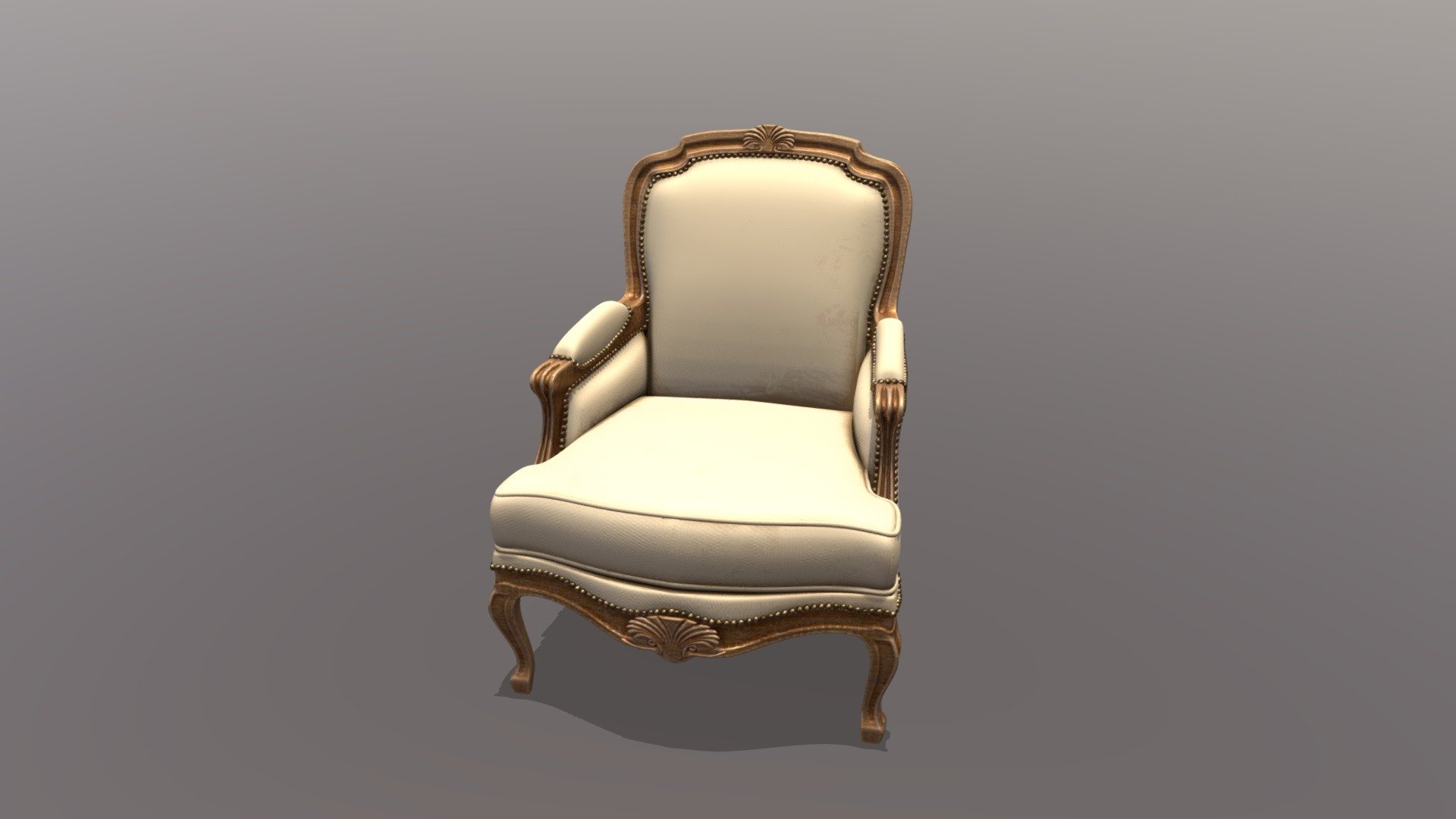 chaise velvet - Download Free 3D model by zerr0o [3ef3afe] - Sketchfab