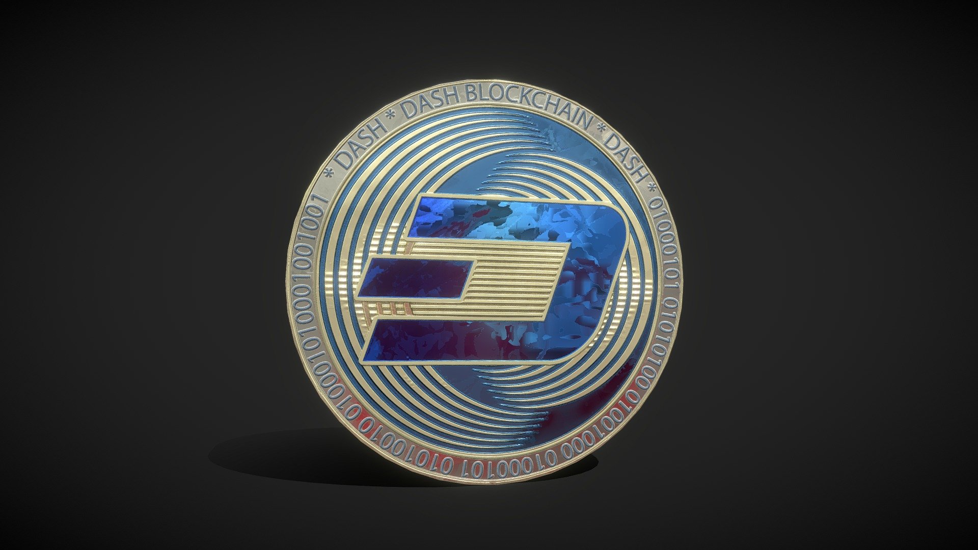 Dash Coin - Buy Royalty Free 3D model by Karolina Renkiewicz ...