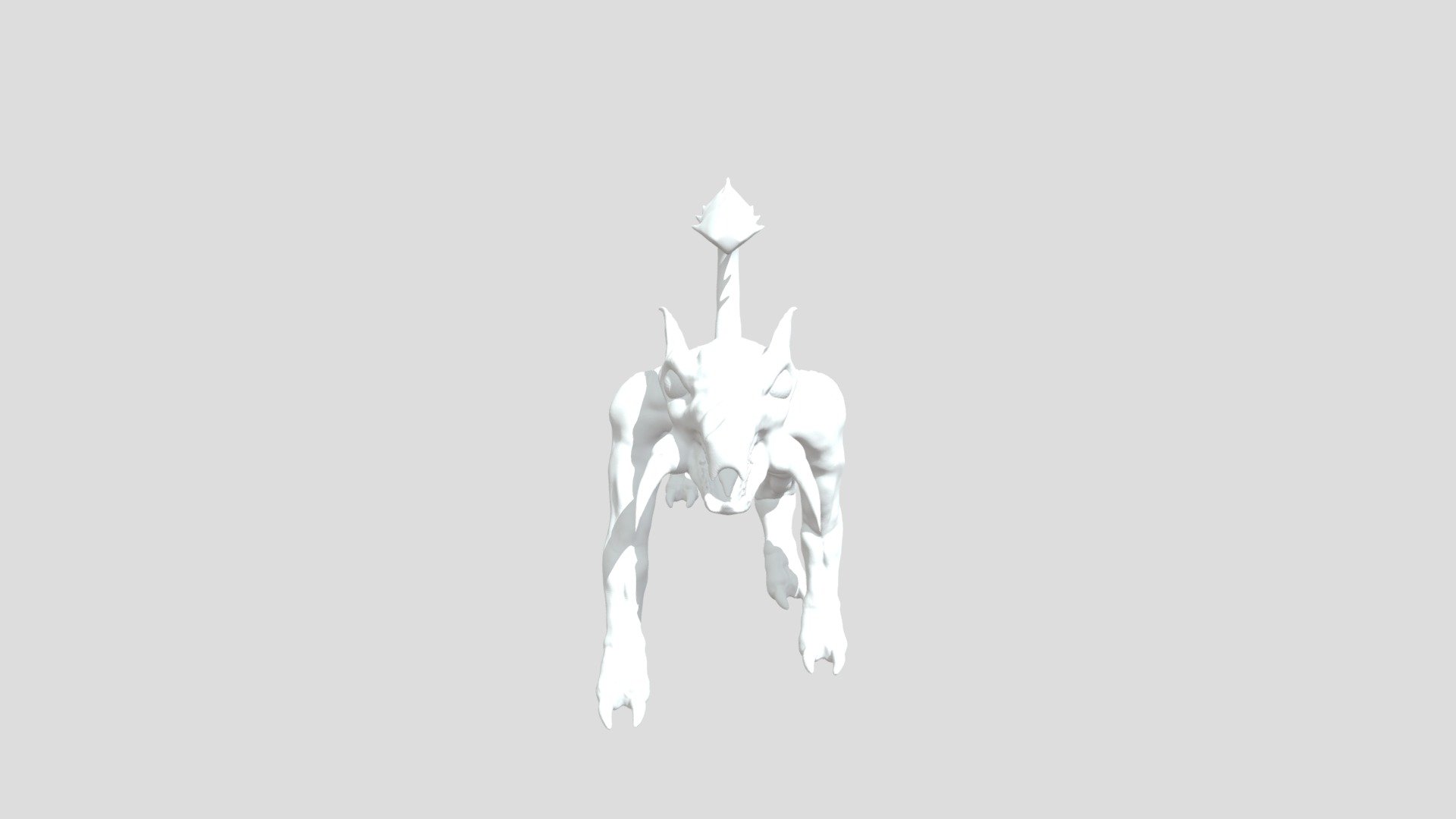 Four legged creature - Download Free 3D model by biowater [3ef5707 ...