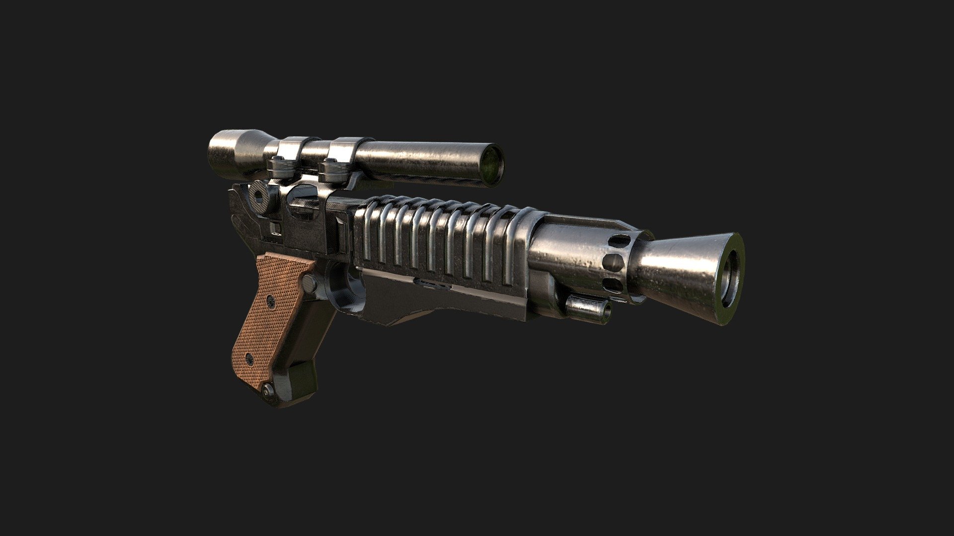 Heavy Blaster Pistol - Buy Royalty Free 3D model by matoteus [3ef6960 ...