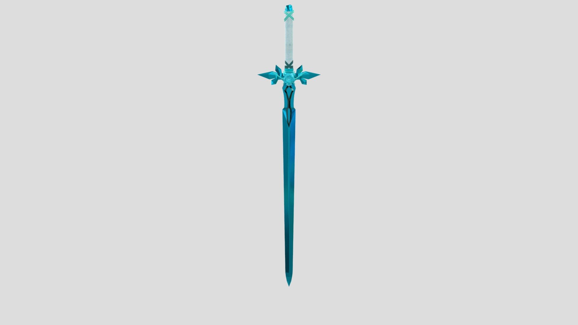 Blue Rose Sword - 3D model by LiangL [3ef71dd] - Sketchfab