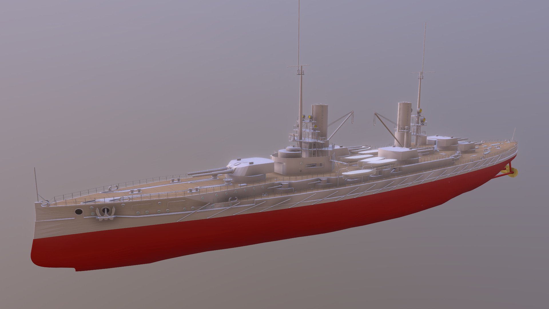 SMS Kaiser - Download Free 3D model by martyn169 [3ef73ff] - Sketchfab
