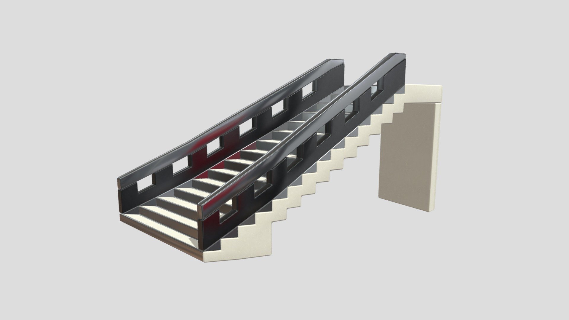 Stairs - 3D model by vova12zx [3ef7849] - Sketchfab