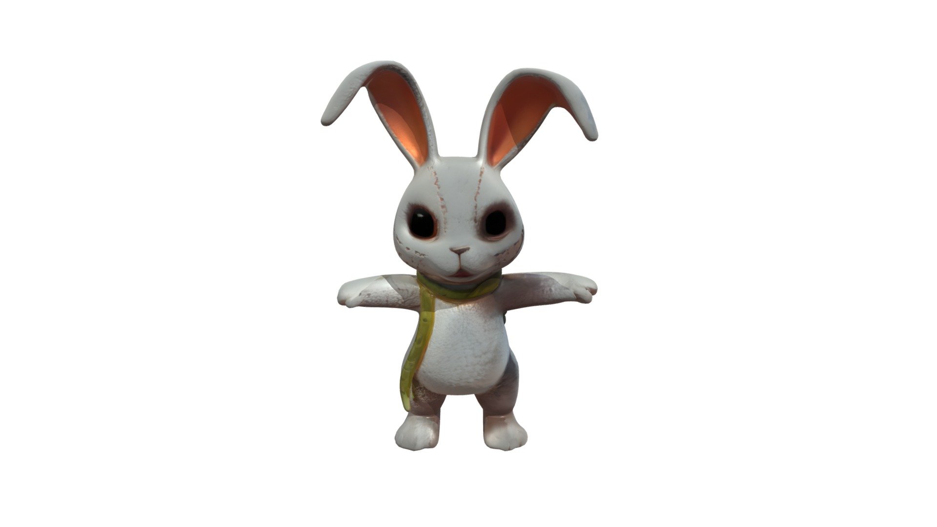 Stuffed toy rabbit - 3D model by HelloWrld [3efa0b8] - Sketchfab