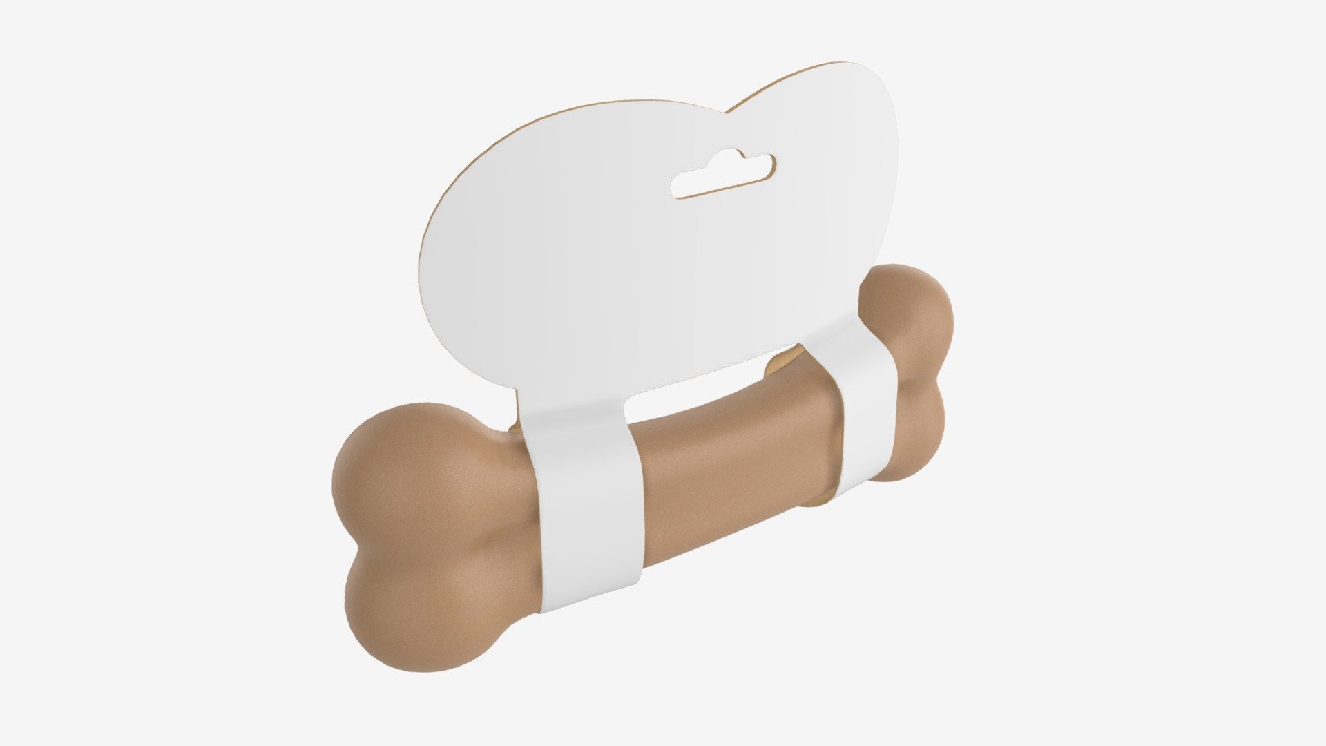 Pet bark bone mockup - Buy Royalty Free 3D model by HQ3DMOD ...