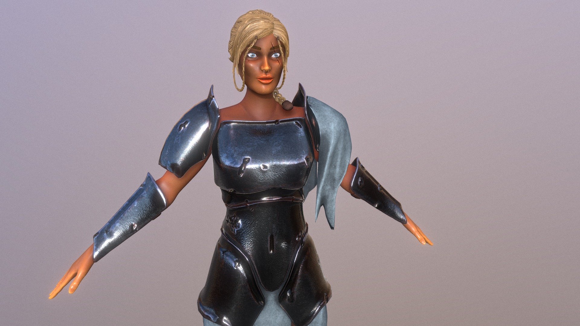 Fantasy Warrior - 3D model by Tsar Games (@borymaster3) [3efa616 ...