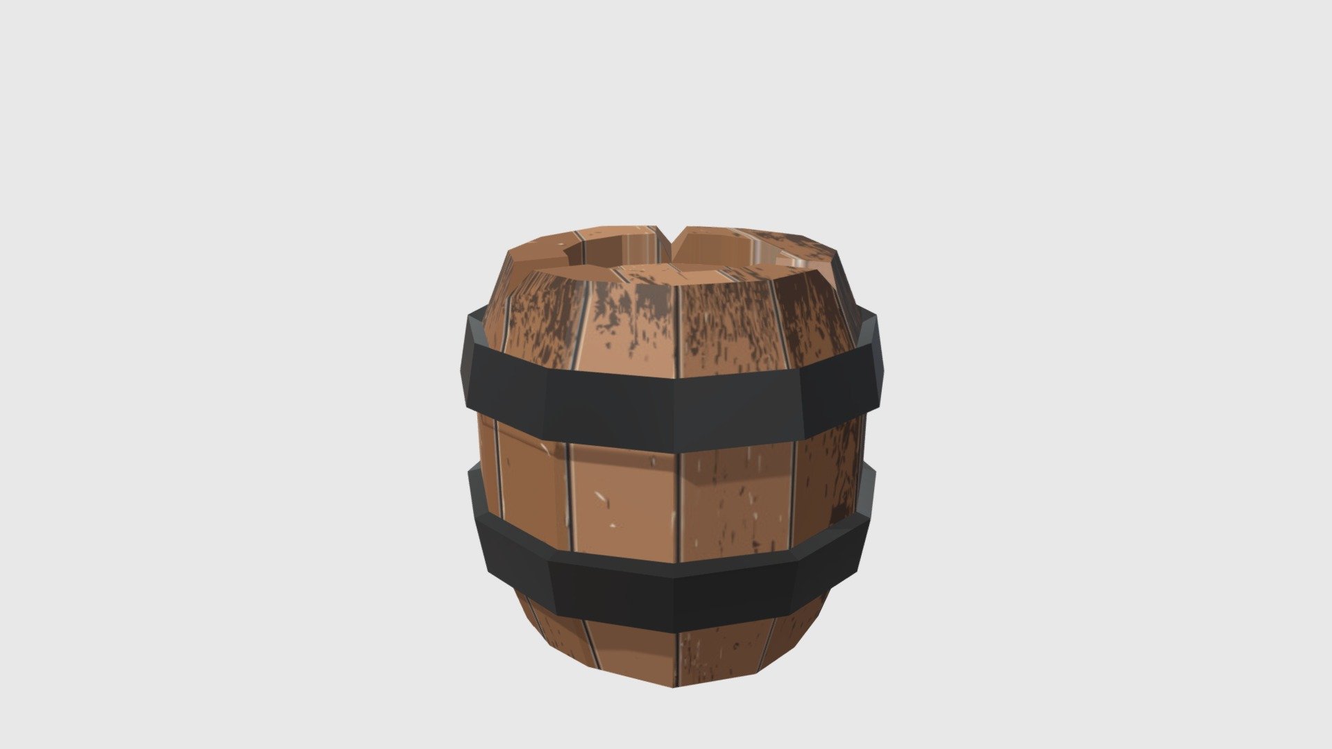Wooden Barrel - 3D Game Asset - Download Free 3D model by parisazarei ...