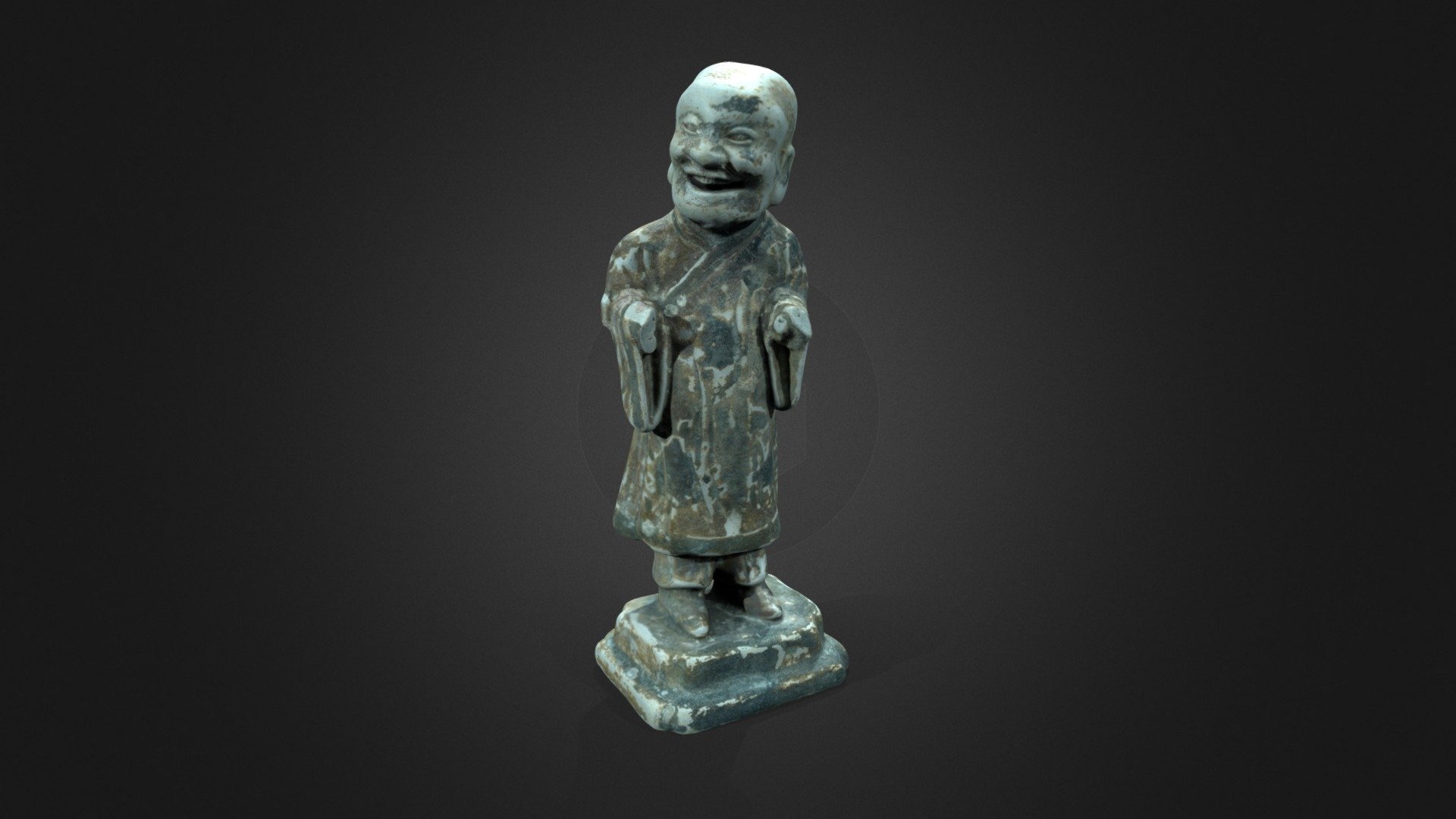 Tượng người nhiều màu trên men - Download Free 3D model by Số hóa Thăng ...