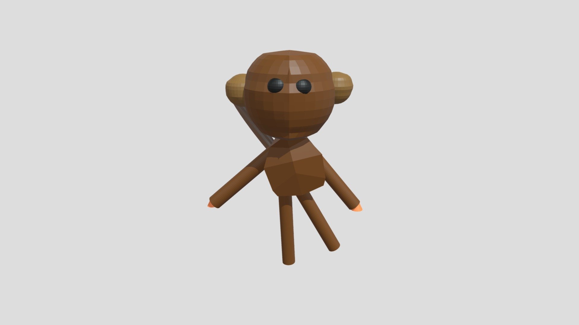 Monkey - 3D model by quentindean [3efdcb9] - Sketchfab