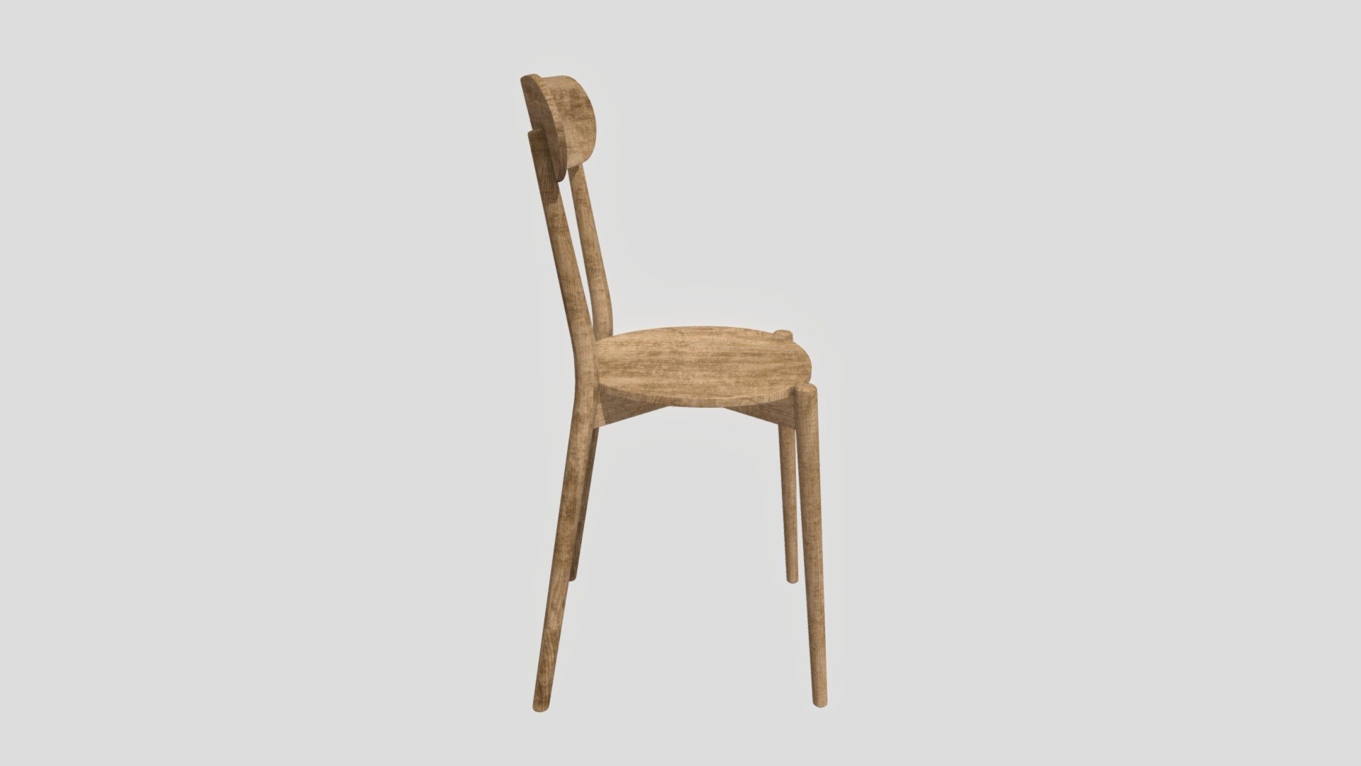 wooden chair - Download Free 3D model by Warrior3D (@Ganeshkumar1 ...