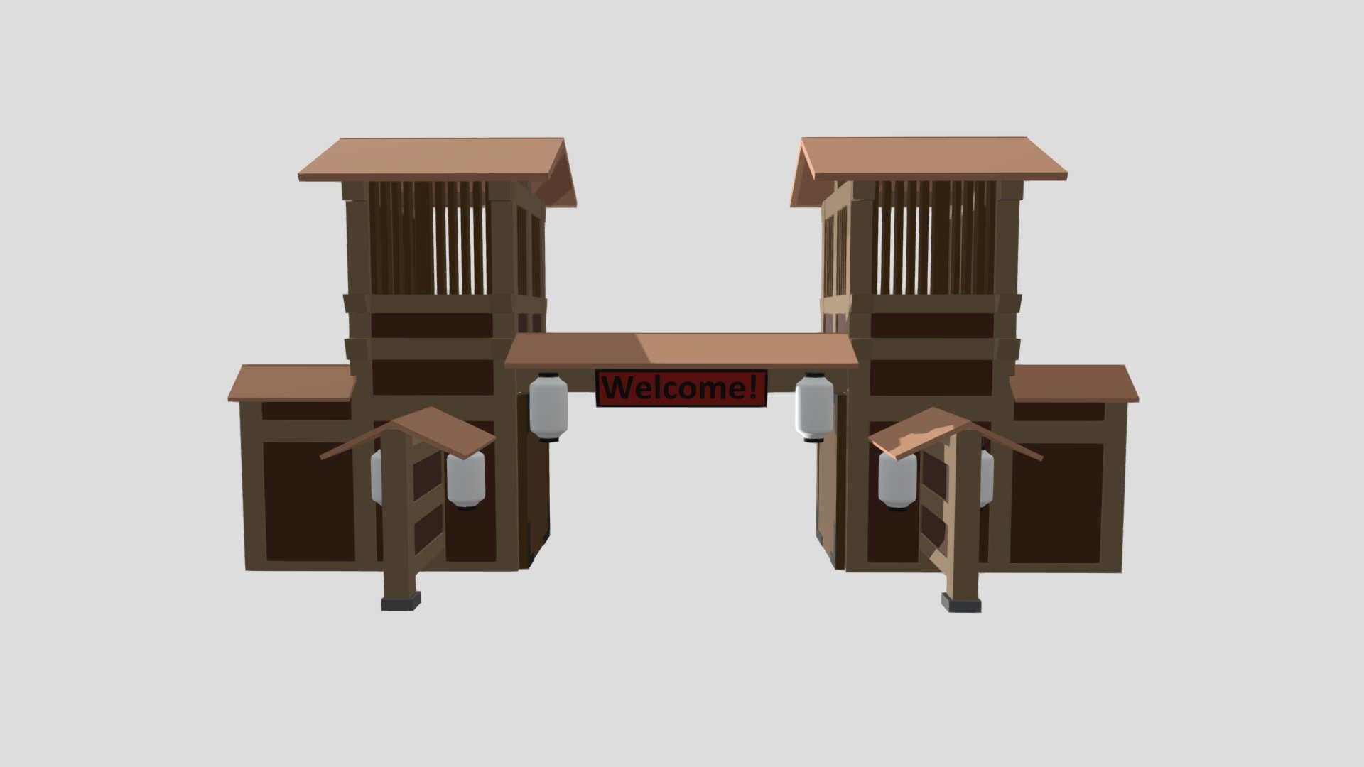 Jubilife village gate - 3D model by ACasualVoid (@Williamweirsbrook ...