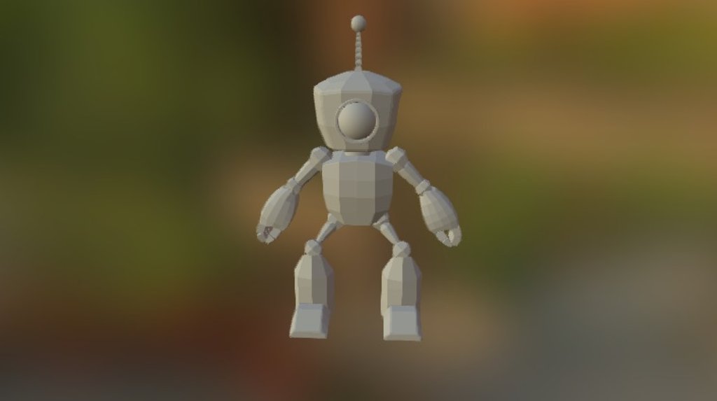 ROBOT FLAT - 3D model by ggrifell [3eff5a5] - Sketchfab