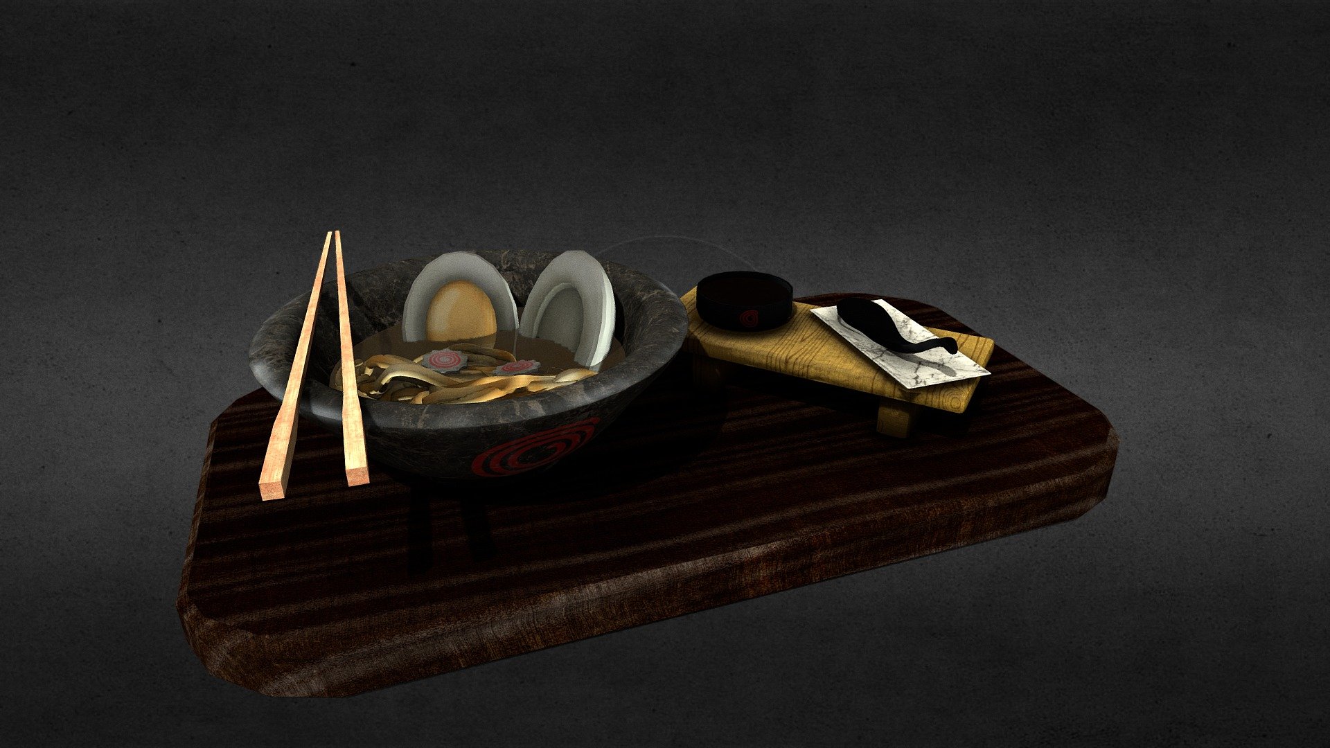 Ramen - Download Free 3D model by Drawnah (@EzequielMunoz) [3f00044 ...