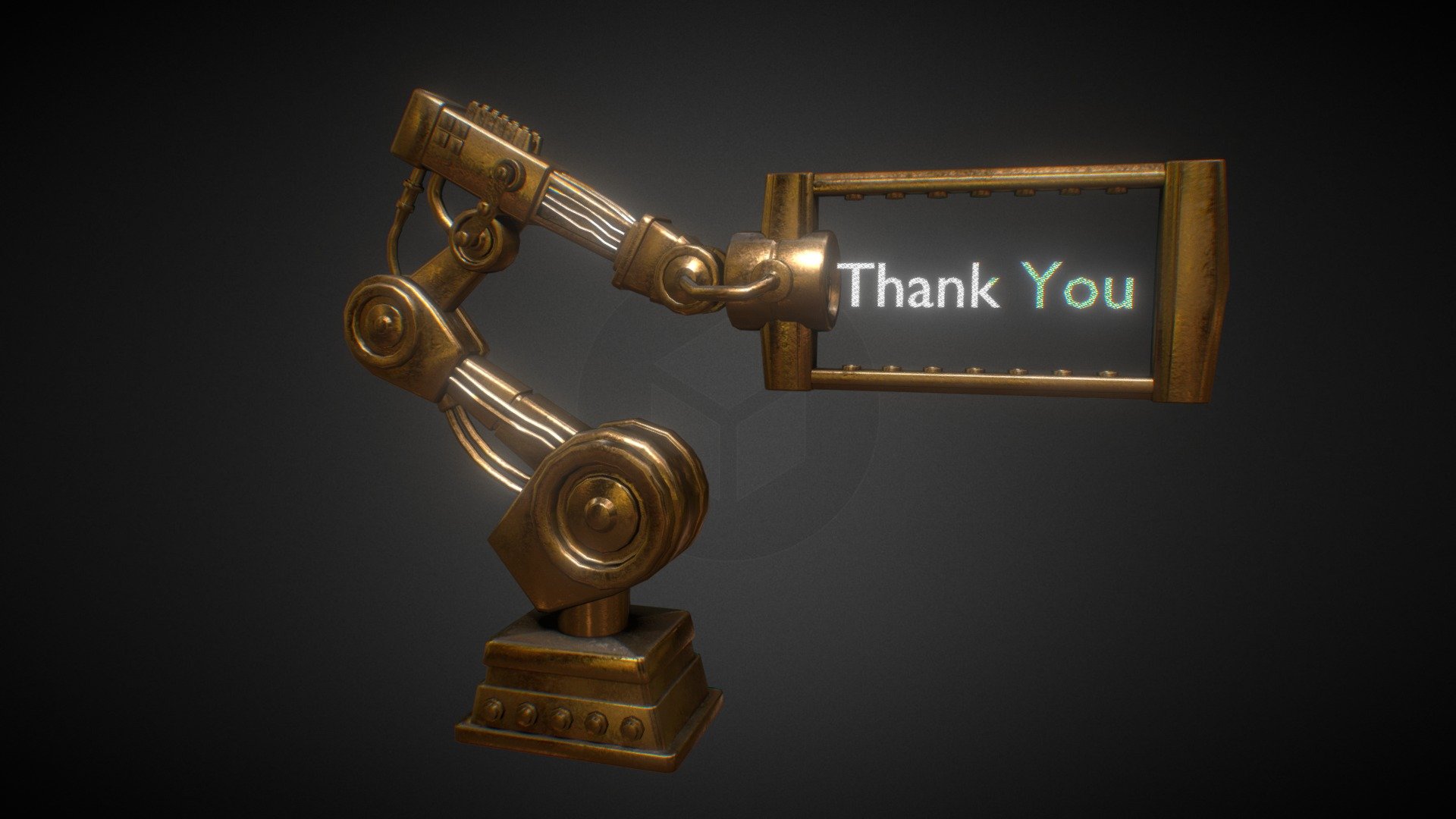 Robot Arm Trophy - Download Free 3D model by Blender3D [3f010c9 ...