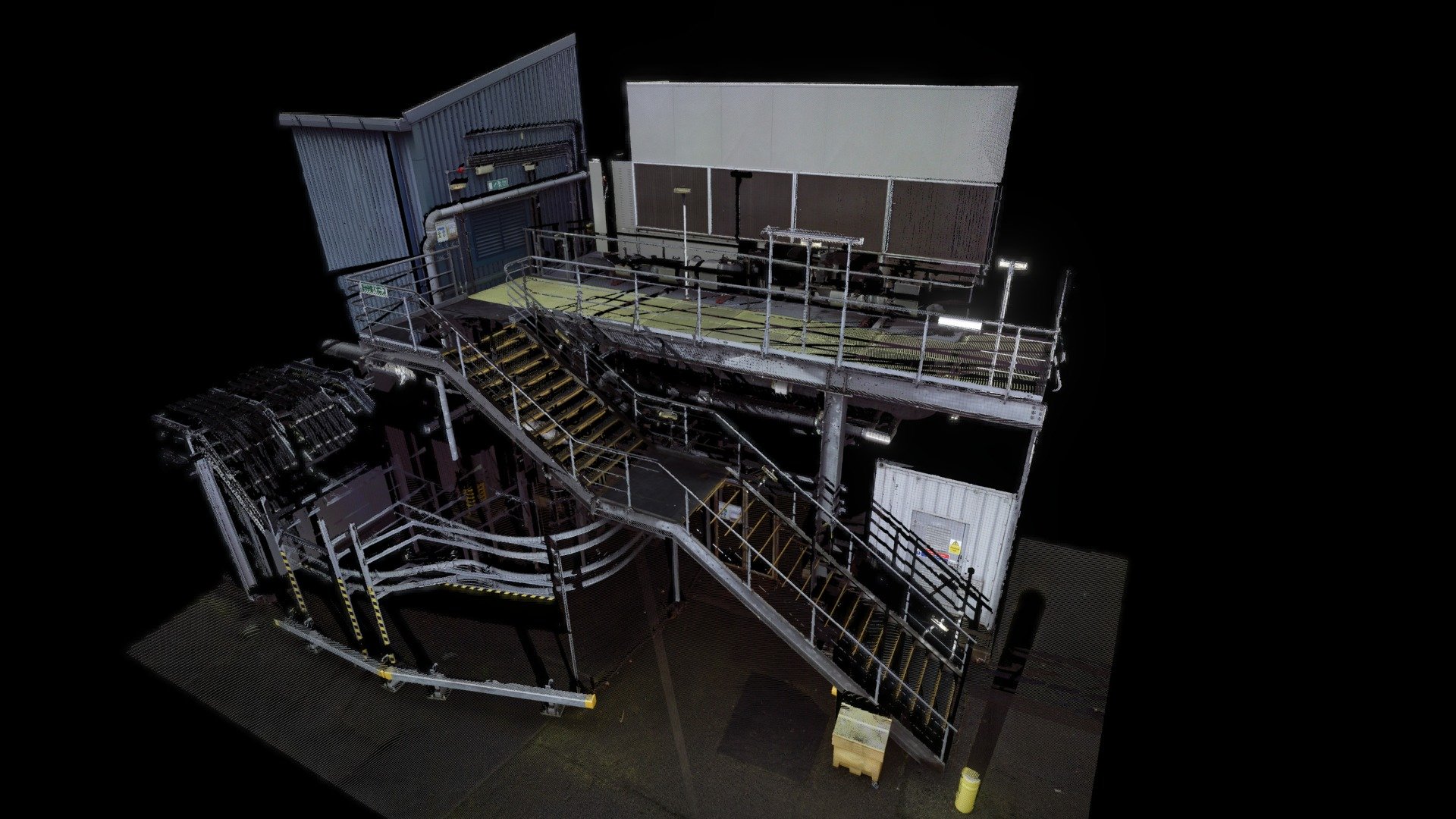 Industry Gantry Stair - Laser Scan - 3D model by Scansite (@samsight ...