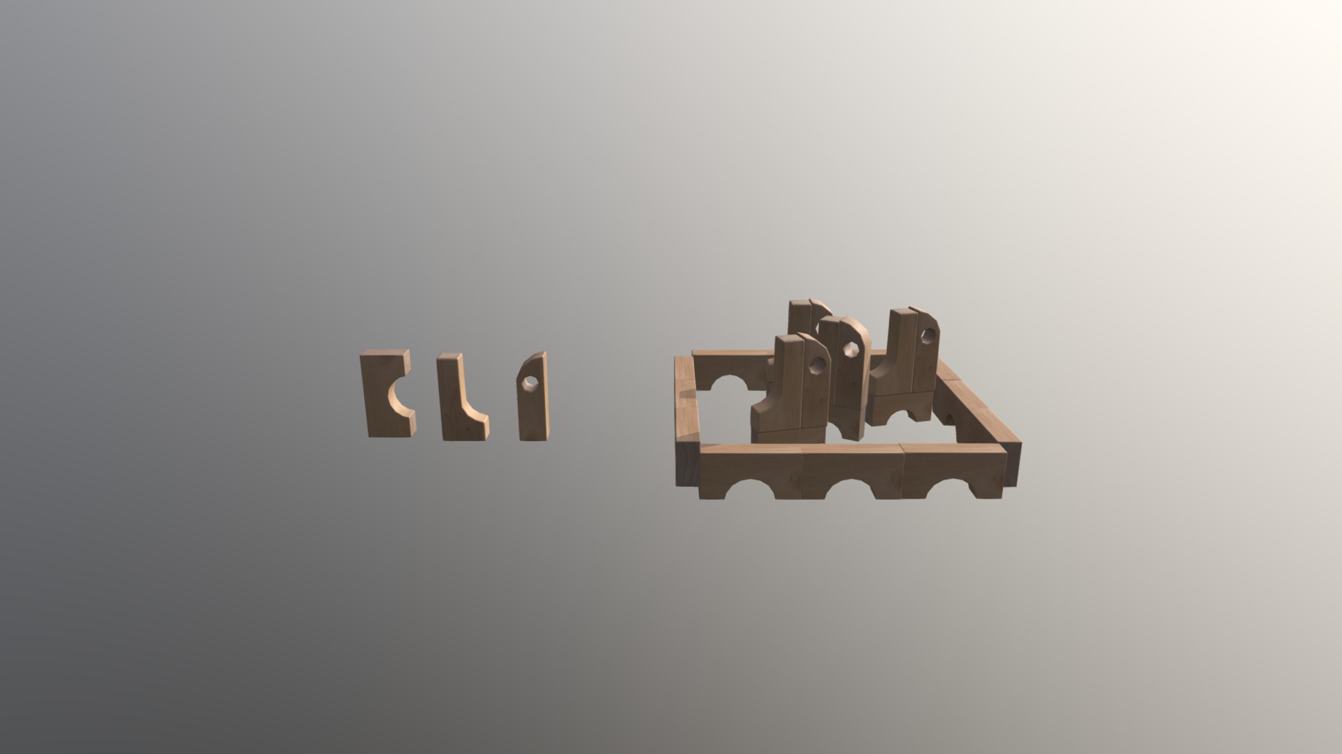 Unit Blocks - 3D model by Rebecca Kim (@beyckim) [3f01ae0] - Sketchfab