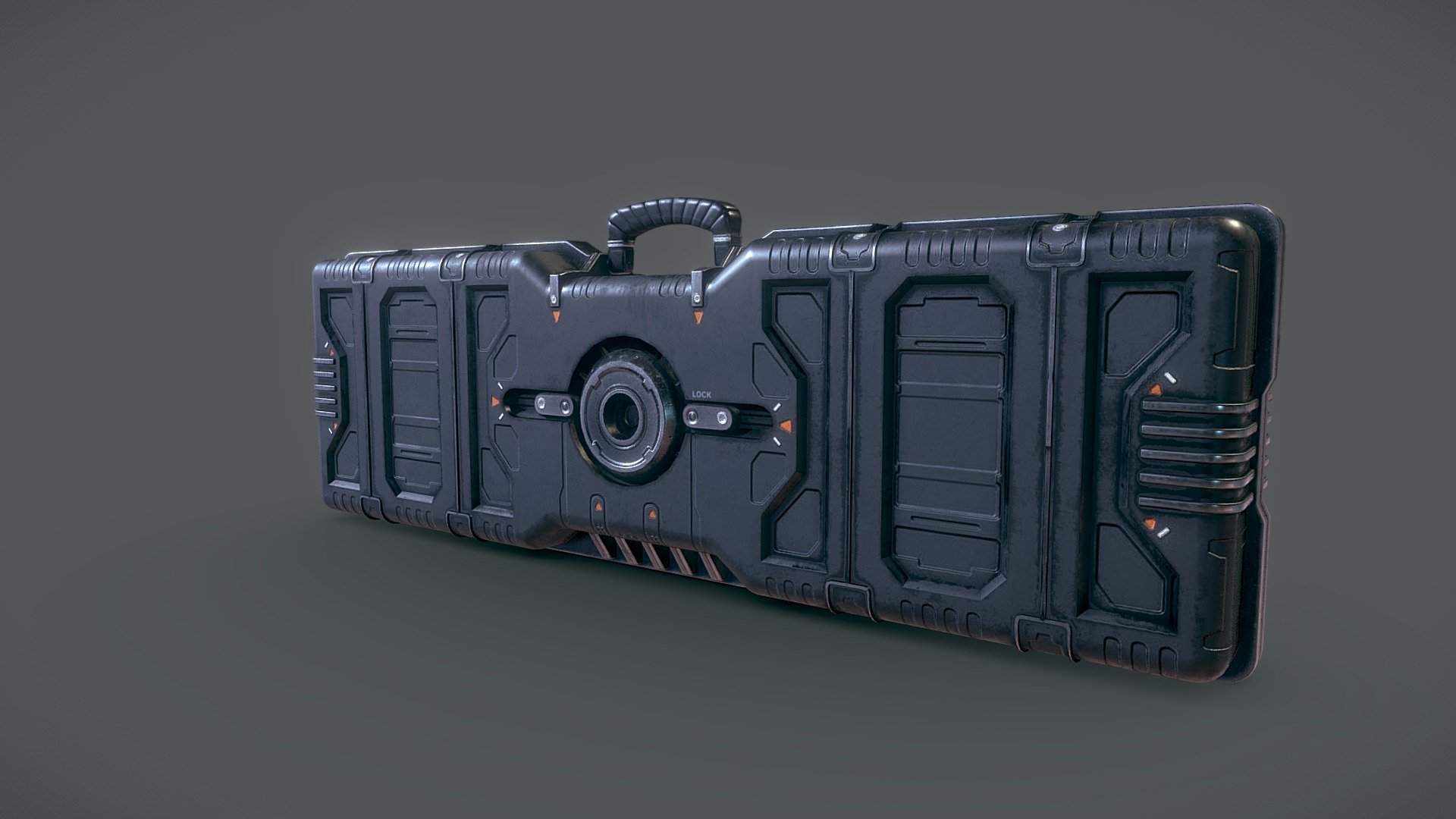 Futuristic briefcase - Download Free 3D model by Just8 [3f01cb6 ...