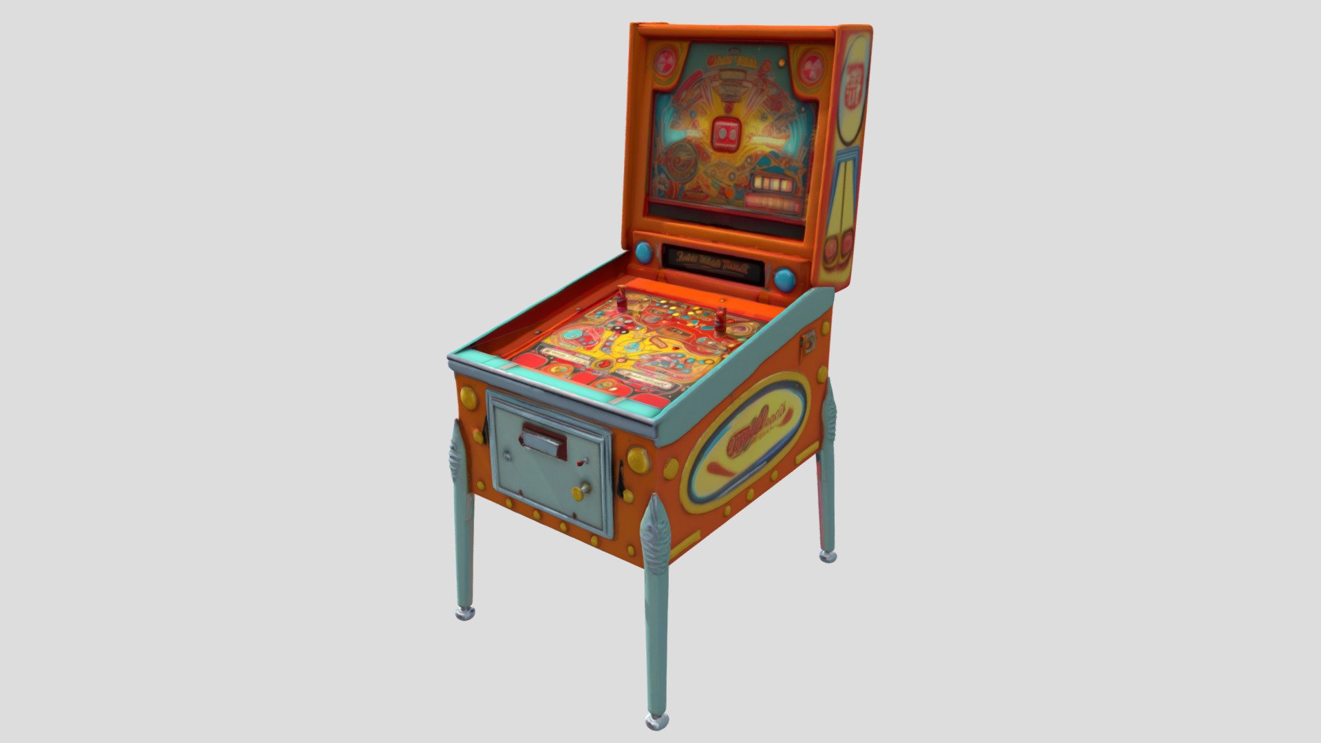 Pinball 1950s - Download Free 3D model by Brian Trepanier (@CMBC ...