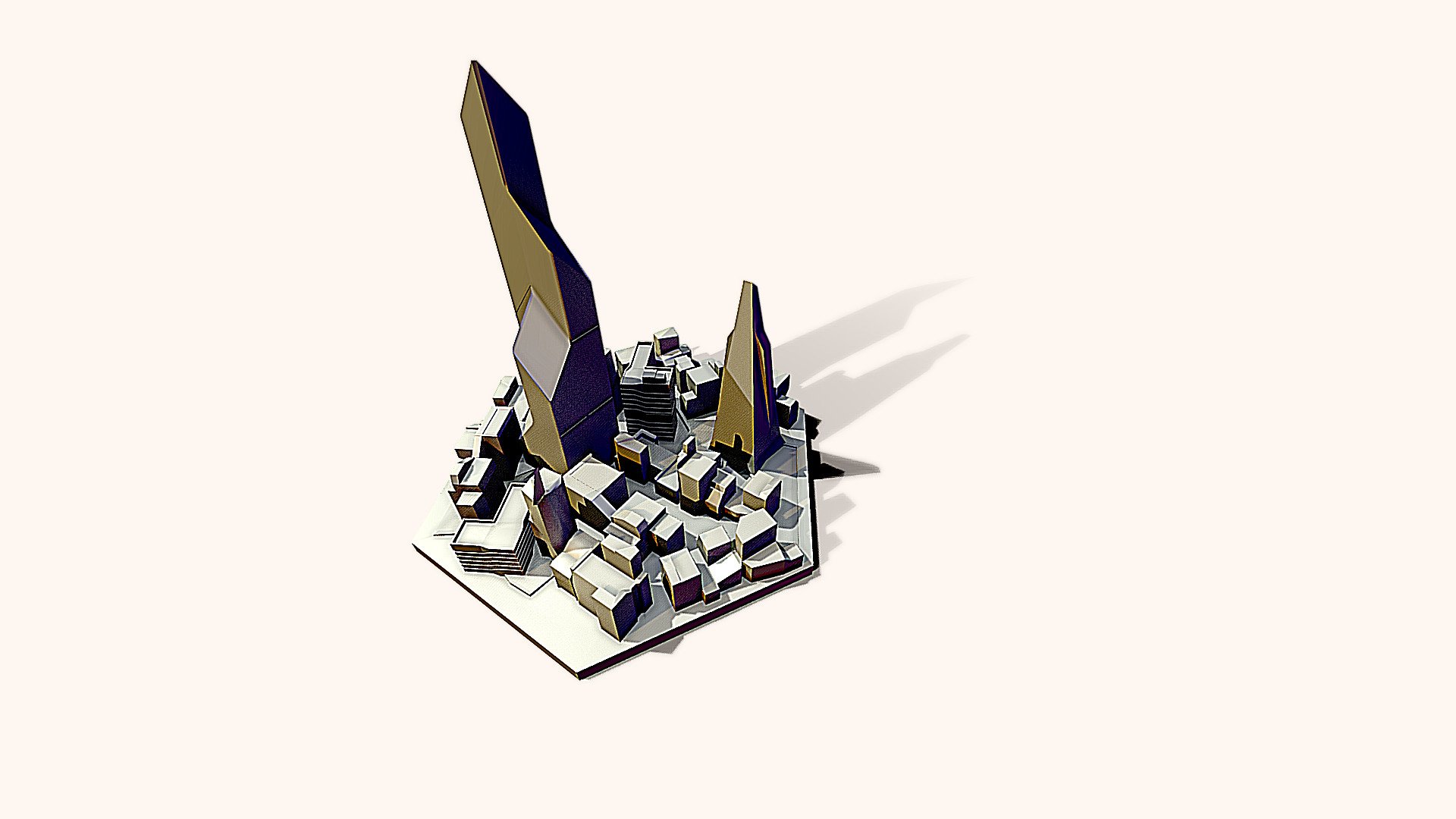 Microcity - Download Free 3D model by angelo raffaele catalano (@angeloraffaelecatalano ...
