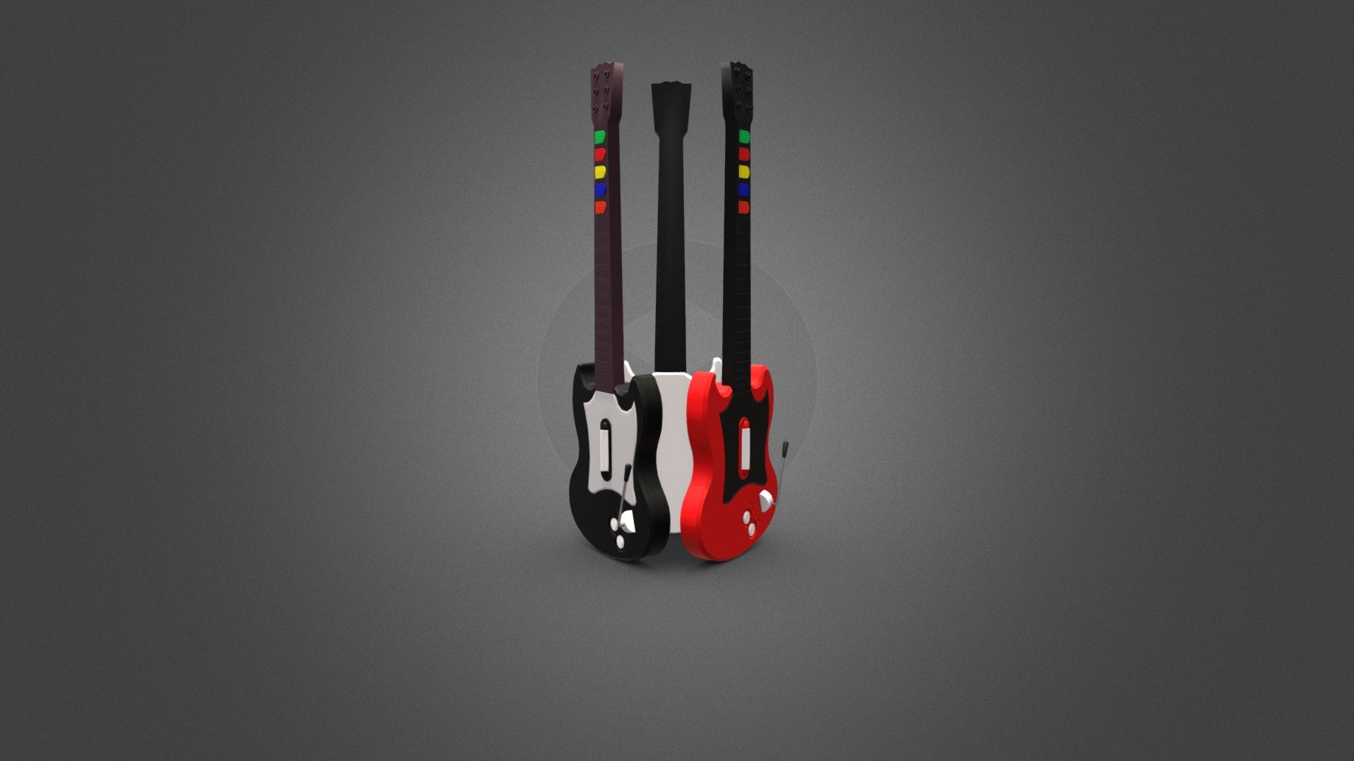 Gibson SG PS2 Guitar Controllers - 3D model by AngelLeyend (@issac ...
