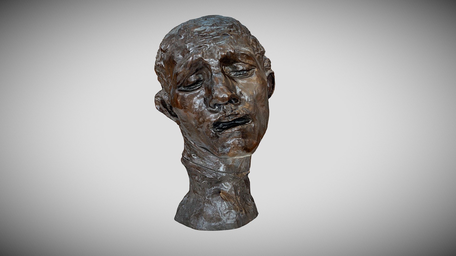 Rodin - Monumental Head of Pierre de Wissant - Download Free 3D model ...