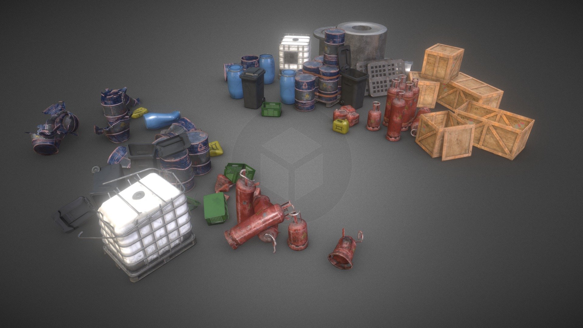 Barrel pack - 3D model by VP.Studio3d [3f07e3e] - Sketchfab