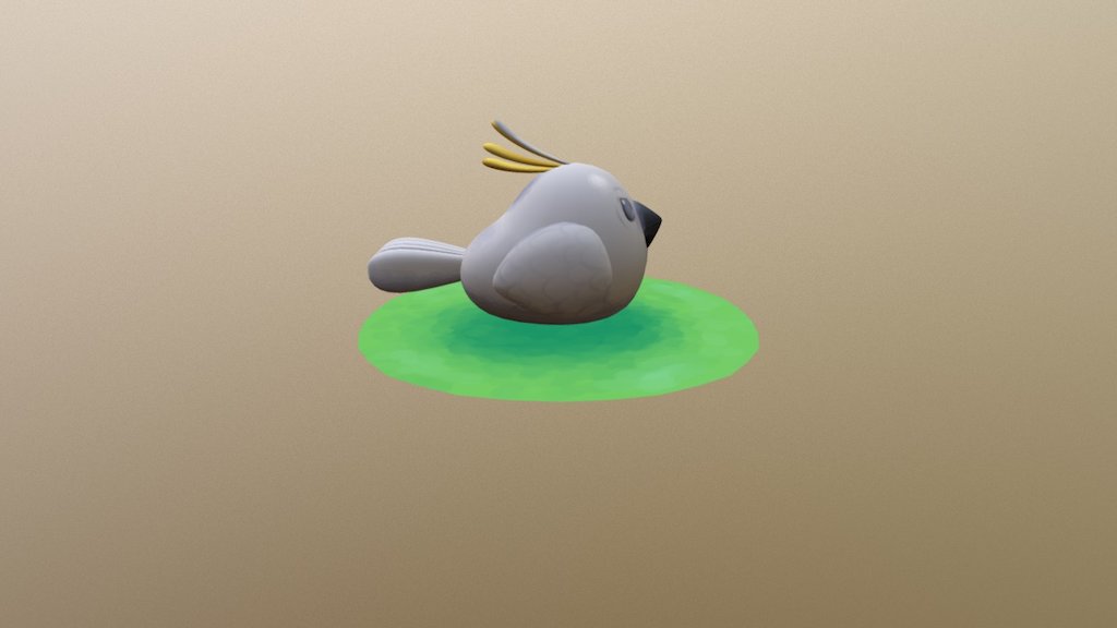 Angry Cockatoo - 3D model by EvaTrulla [3f0a22d] - Sketchfab