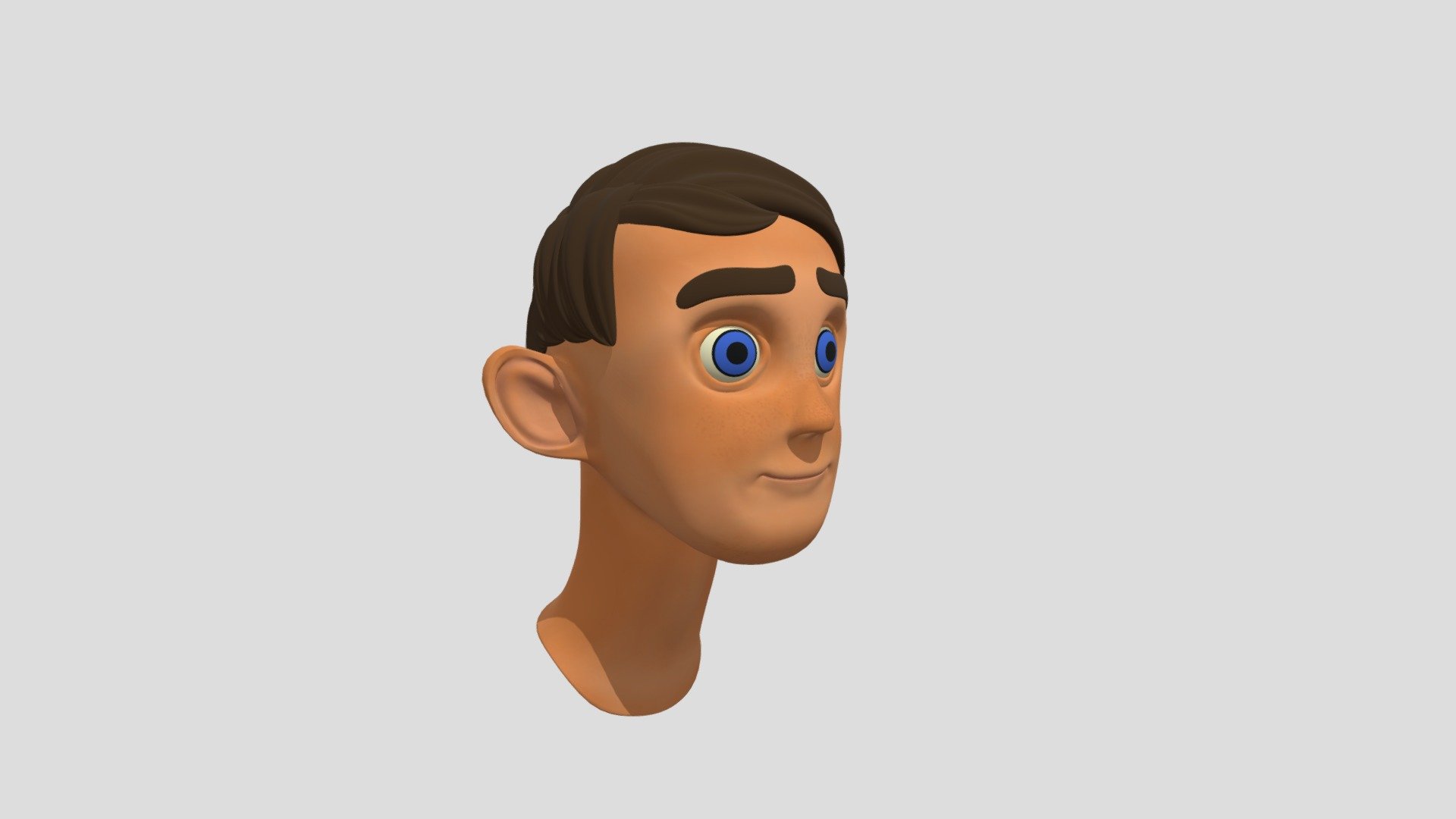 Stylized Head - Download Free 3D model by kilianM [3f0cffd] - Sketchfab