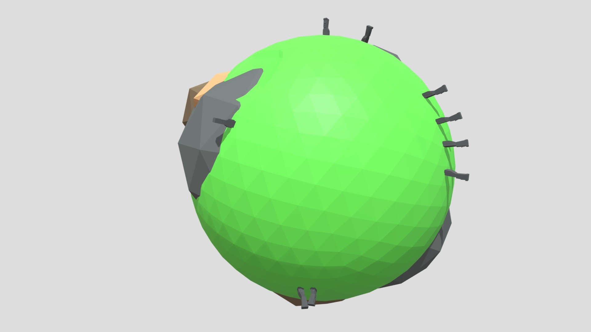 Easter Planet - 3D model by Kissenschlacht [3f0f1ee] - Sketchfab
