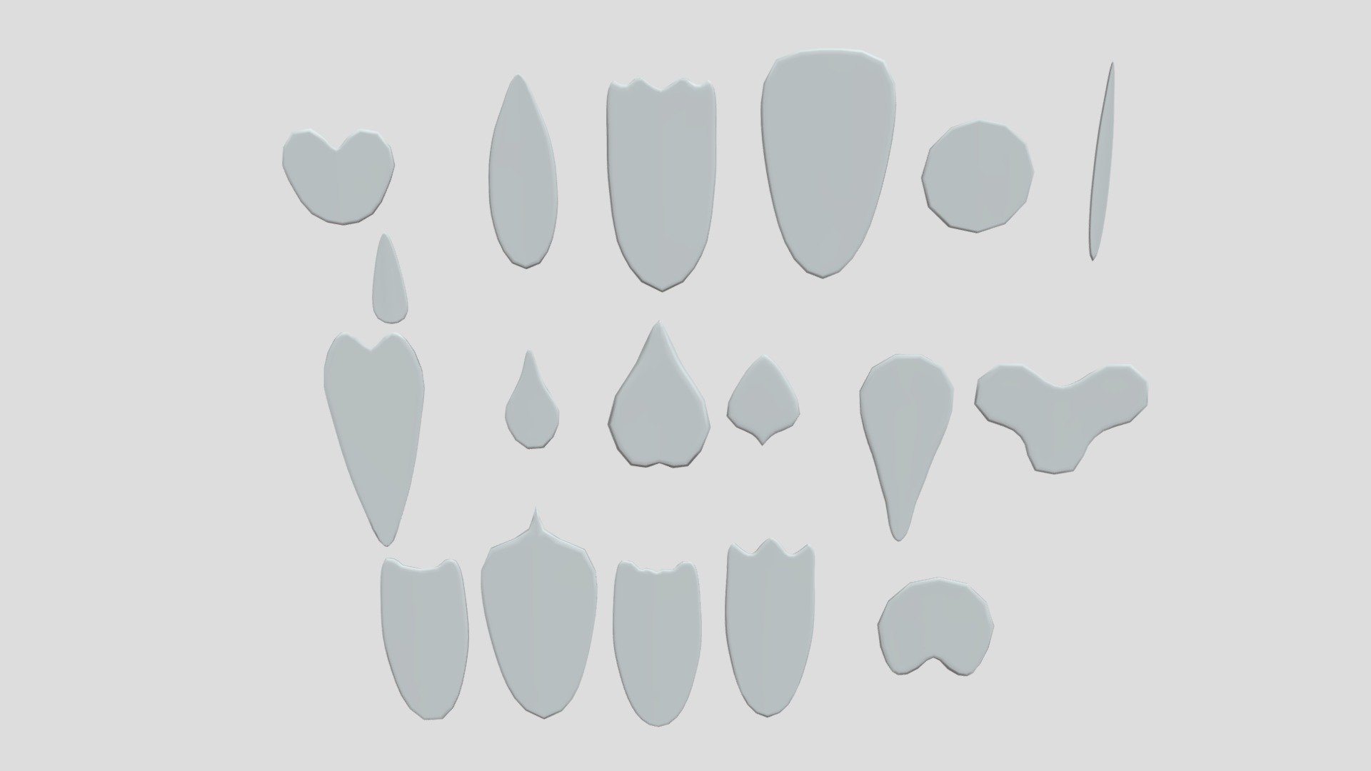 Flower Petals - Download Free 3D model by neutralize (say thanks ...