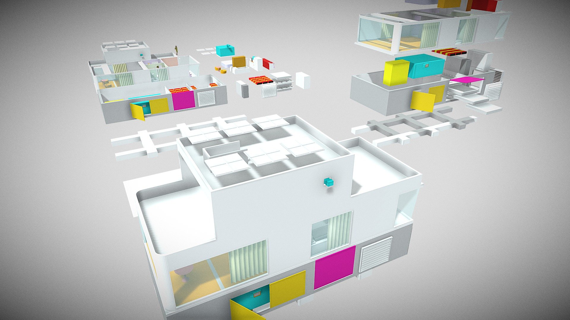 Single Room - Download Free 3D model by MrdT (@mrdt.club) [3f115e8 ...
