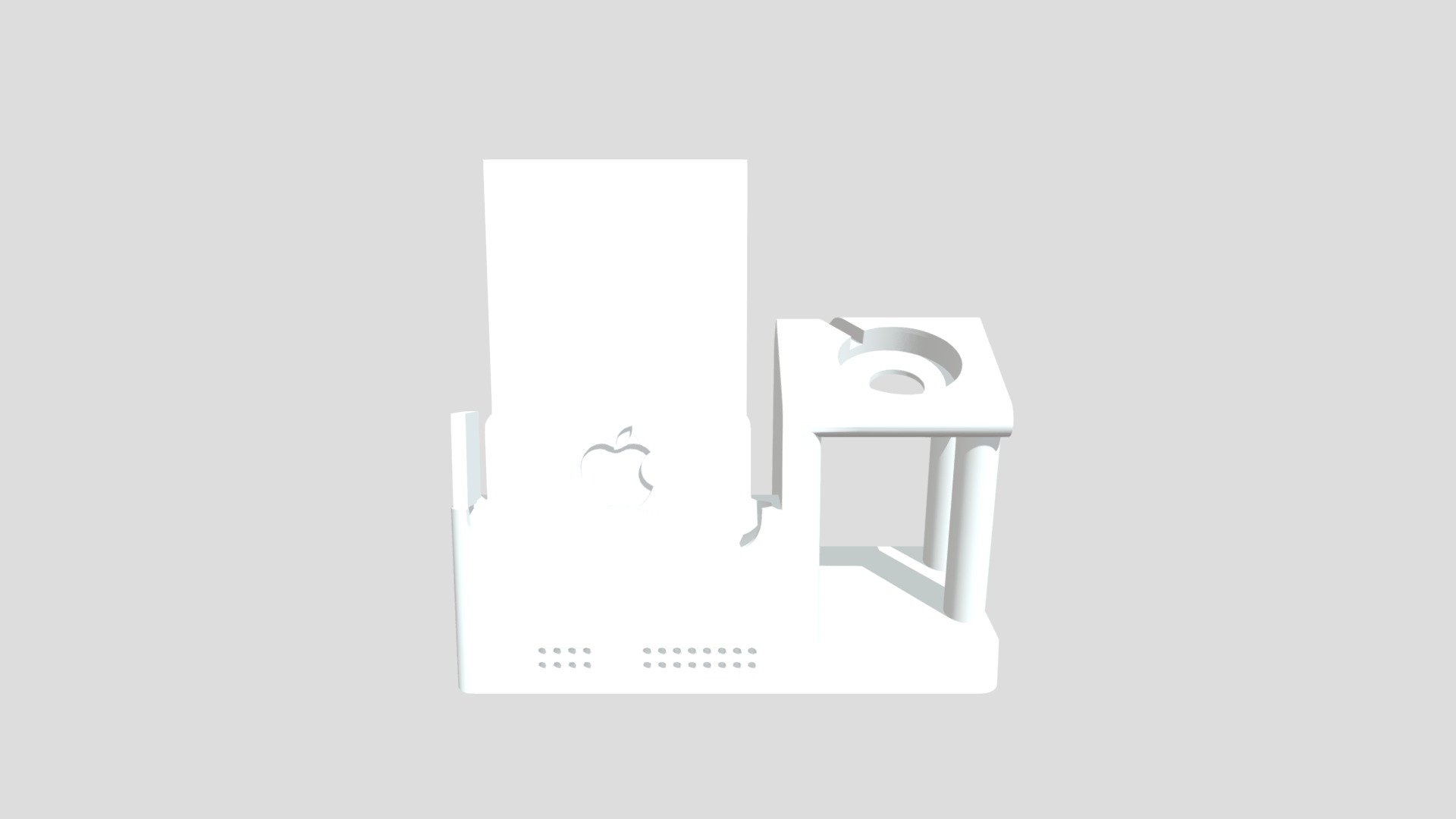 Base di ricarica Iphone 12/12 pro e Apple Watch - Download Free 3D ...
