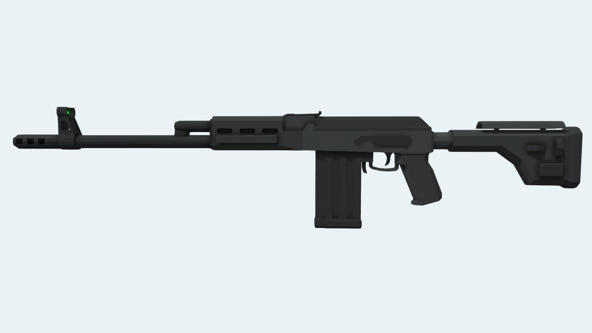 Low Poly Zastava M77 - Download Free 3D model by Polyte [3f12d25 ...