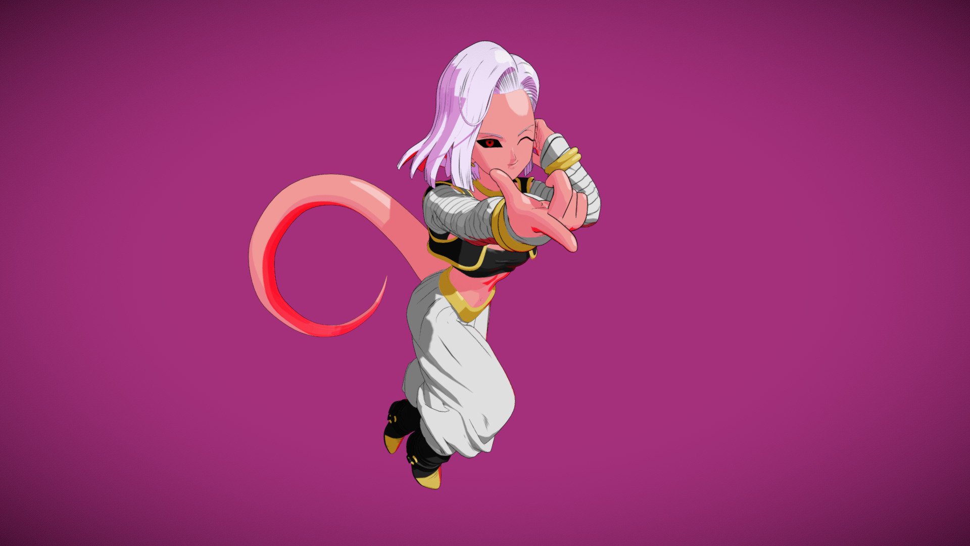 Android 18 - Majin (FigthterZ) - 3D model by EseJota [3f135a2] - Sketchfab