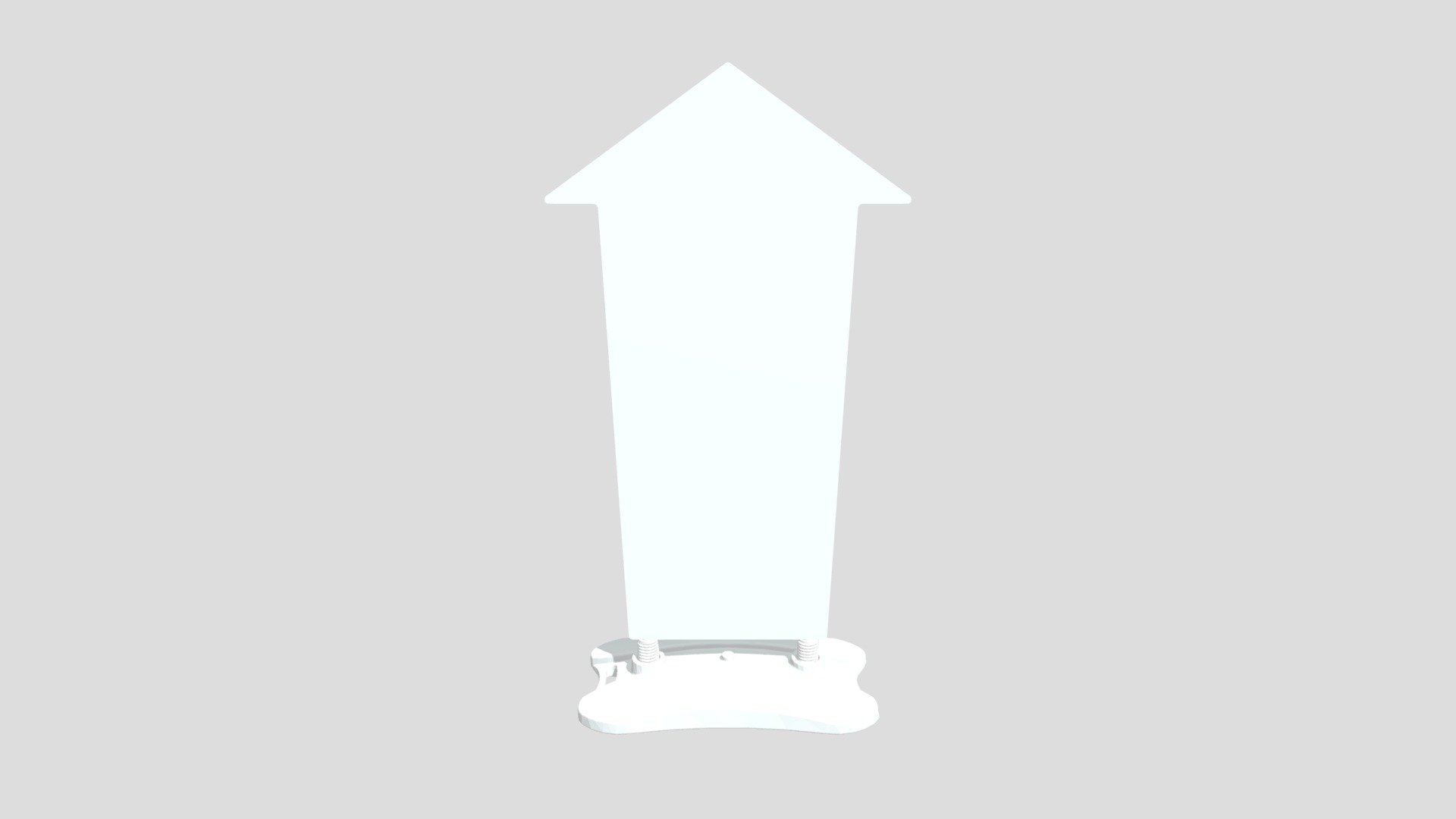 39in x 75in Contour Outdoor Sign Water Base - 3D model by xyzDisplays ...