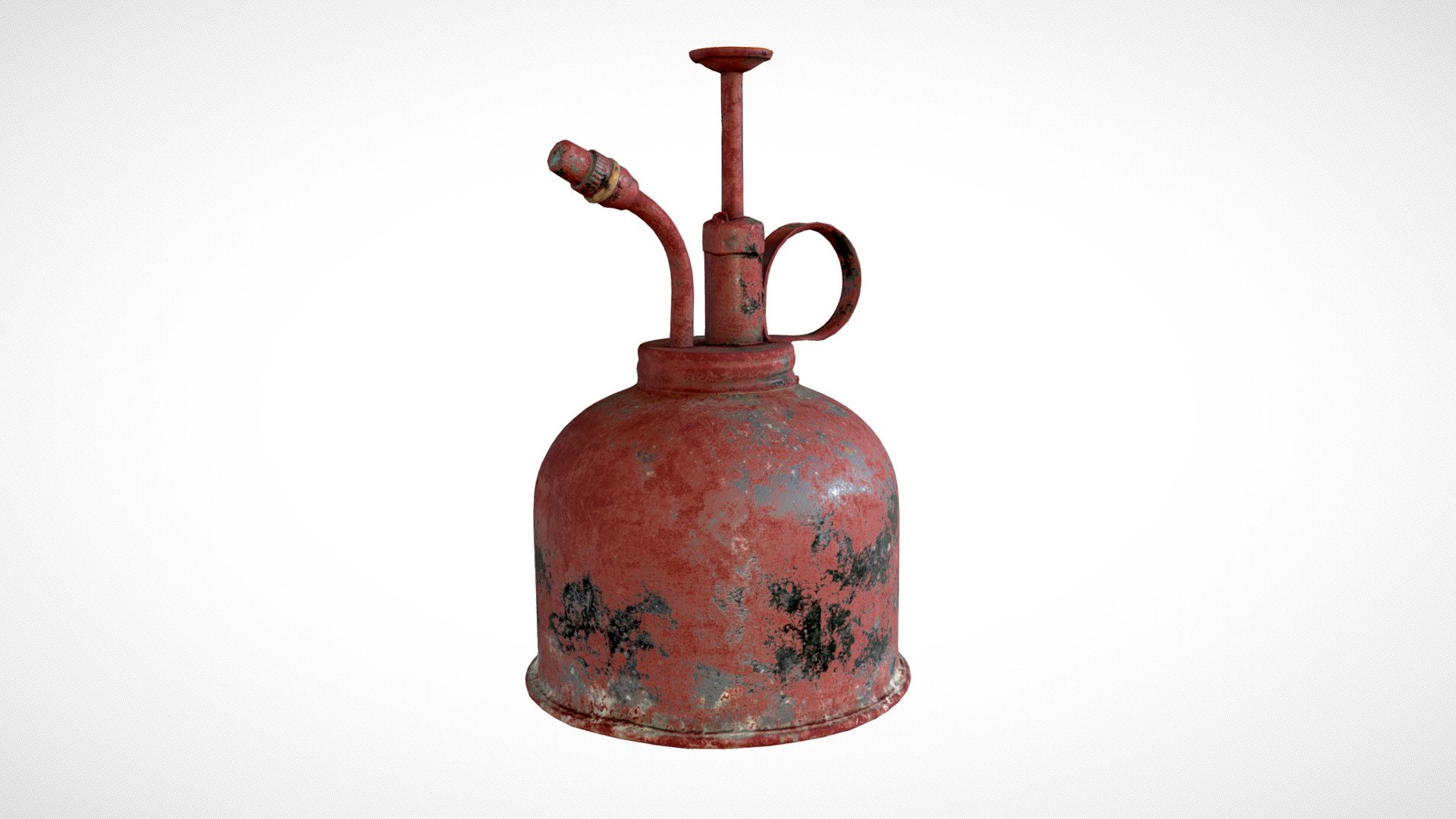 Old Painted Plant Mister - 3D model by benloader21 [3f13dae] - Sketchfab