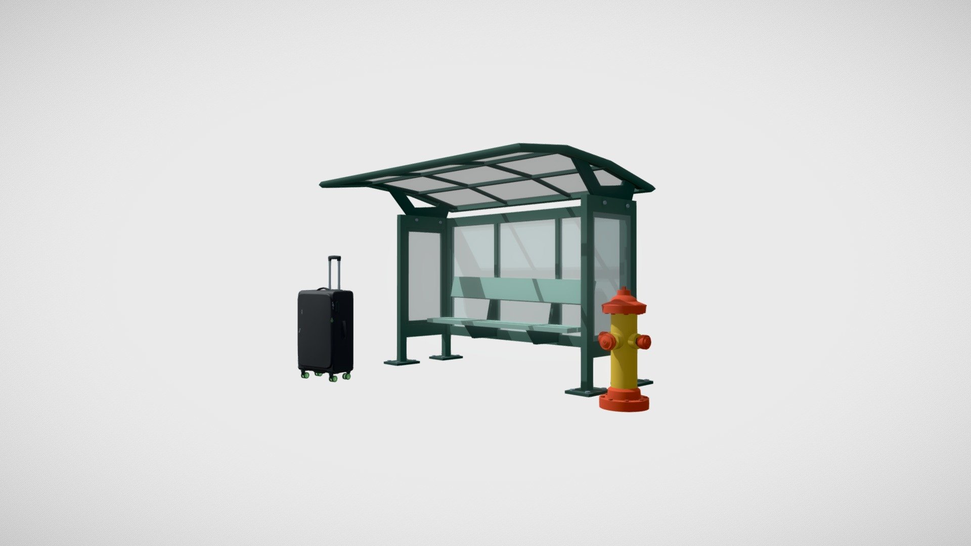 Week 11 - Bus Station V2 - Download Free 3D model by KoteTheCat ...