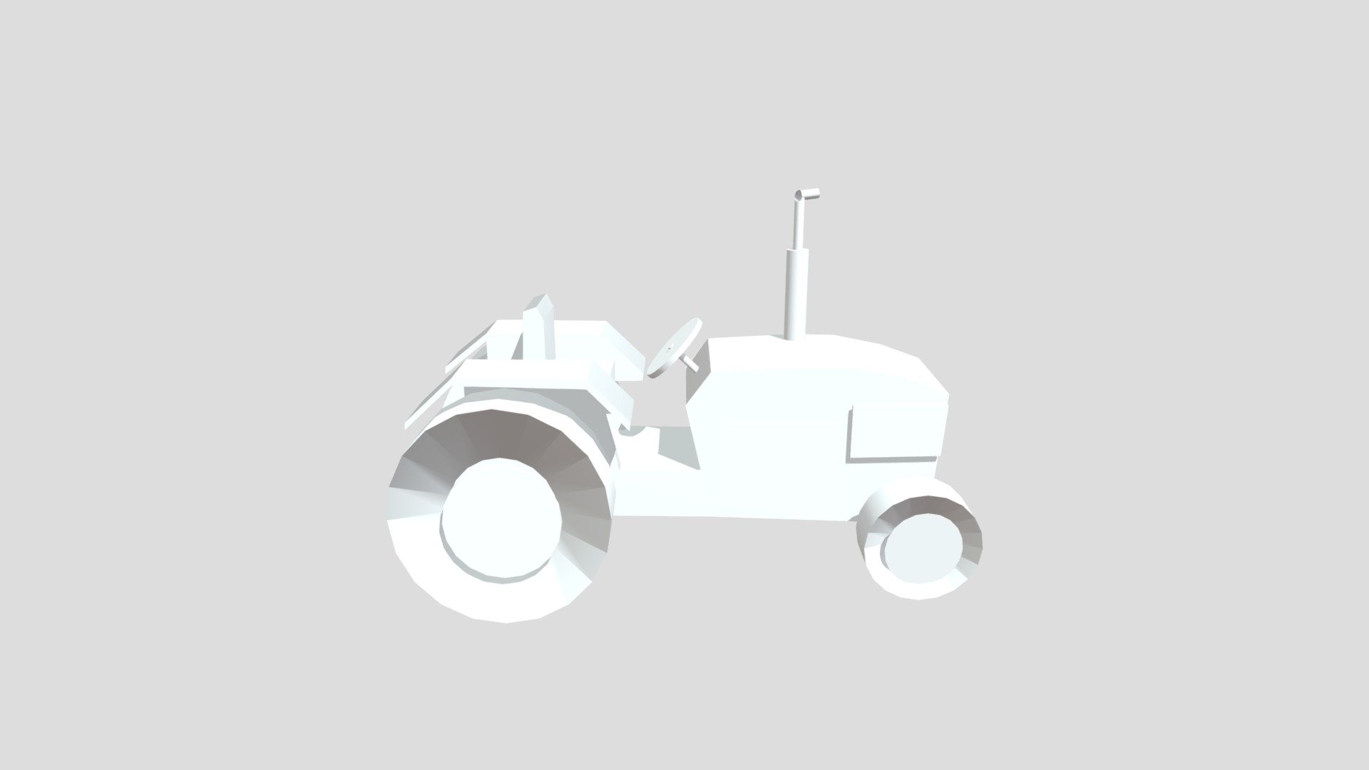 Low poly tractor for free - Download Free 3D model by techbuddy682003 ...