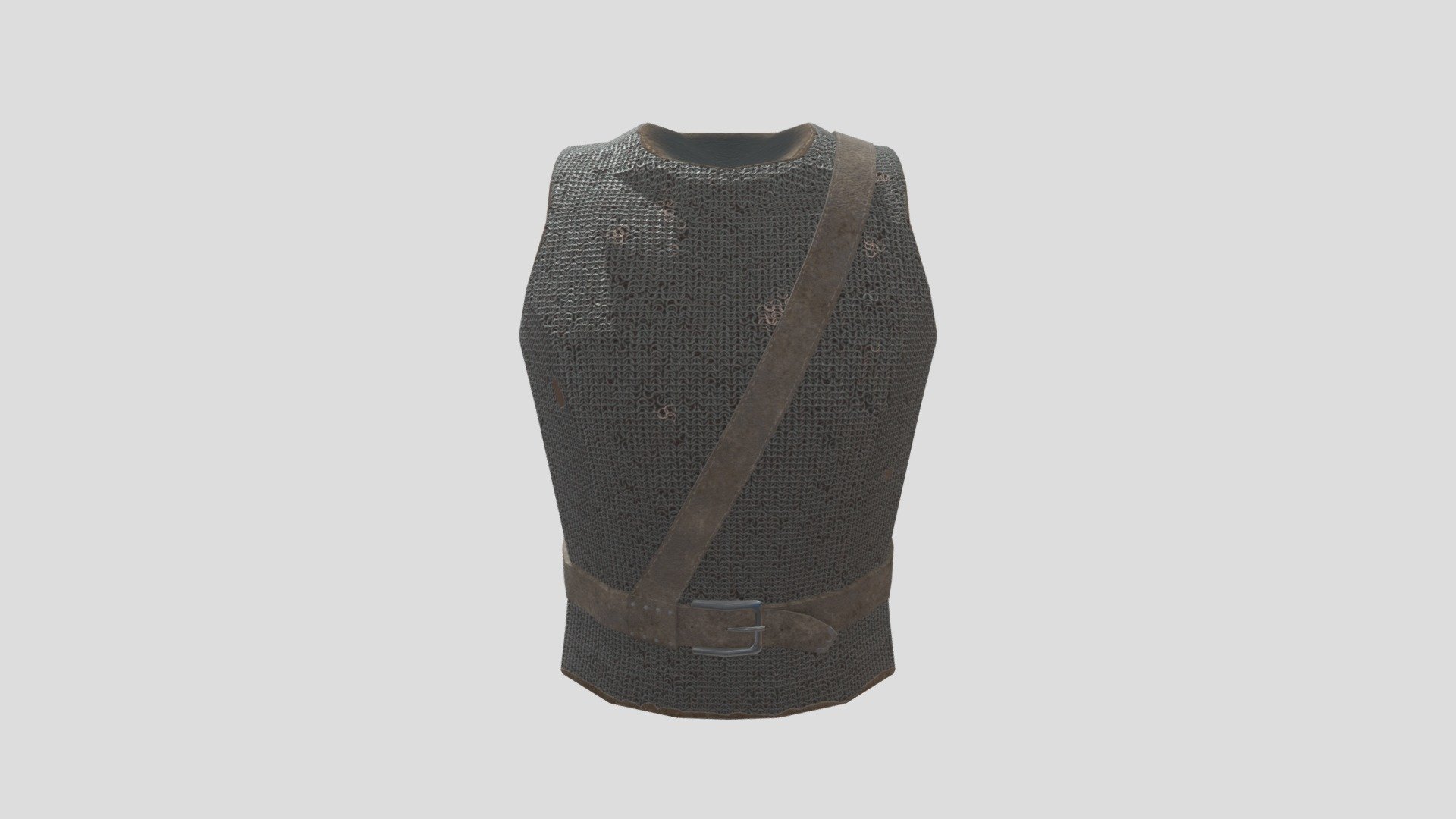 Worn Chainmail Armor - 3D model by Eirik Borgli (@eiriks) [3f14a4e ...