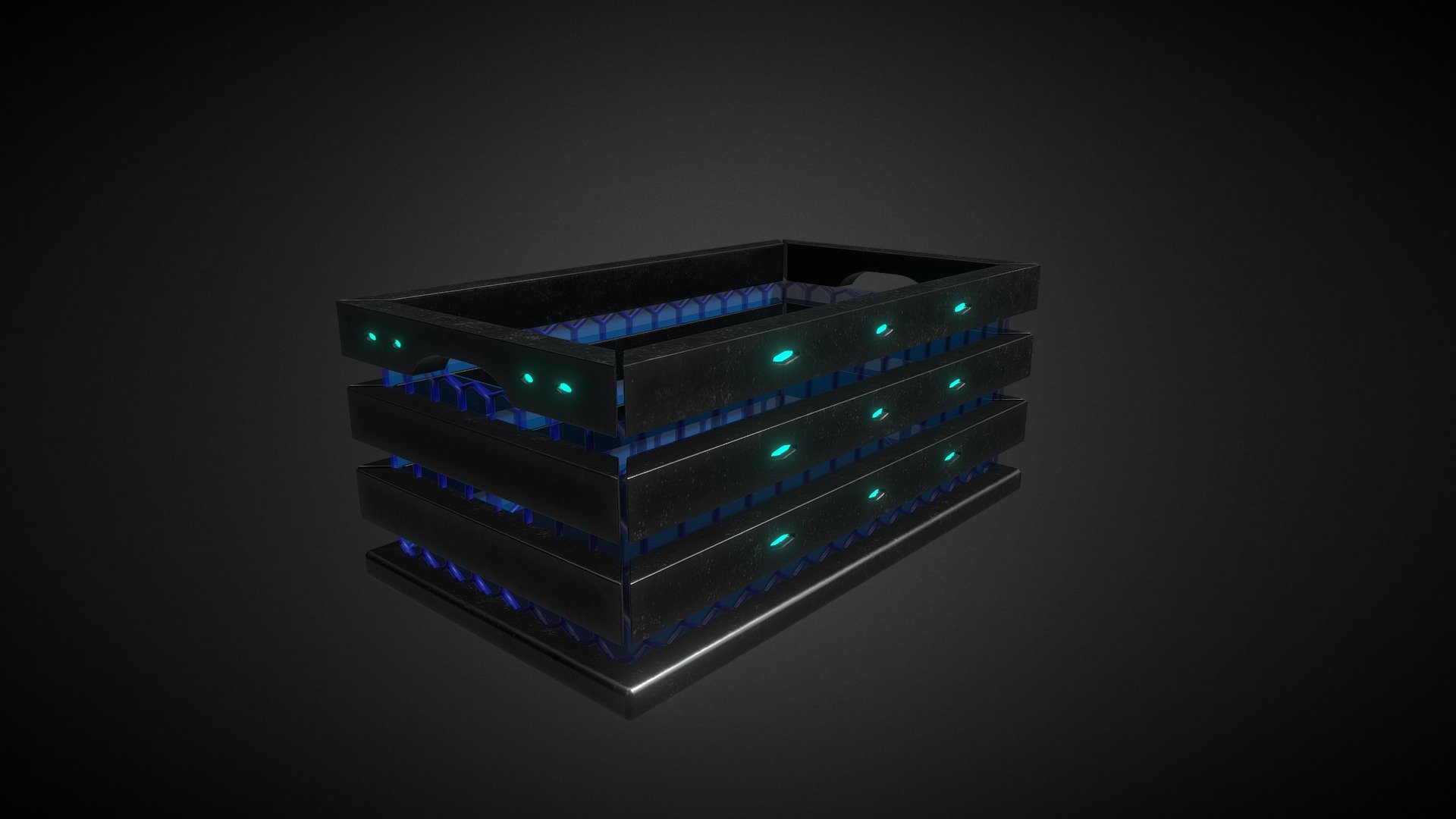 Sci-Fi Crate - 3D model by Dyurr [3f14c19] - Sketchfab